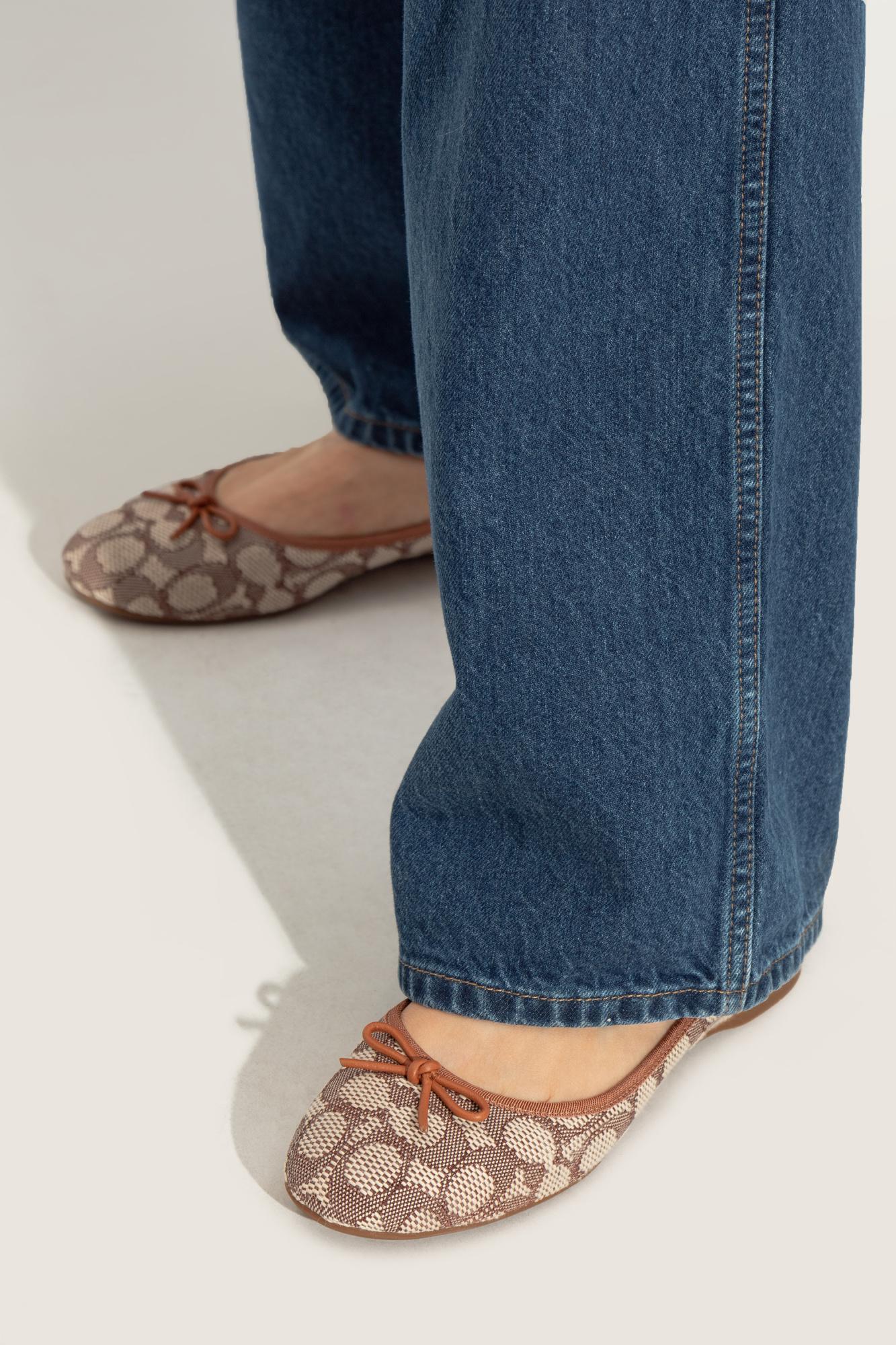 COACH Ballet Flats Abigail in Blue | Lyst