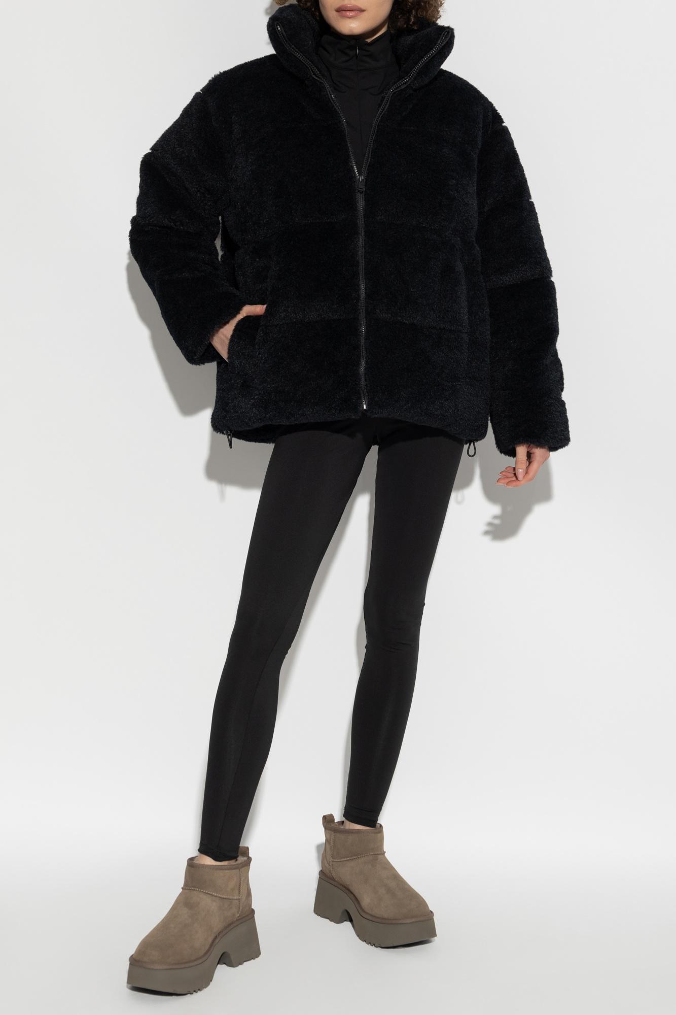 UGG Faux Fur Jacket Emmalyn in Black | Lyst