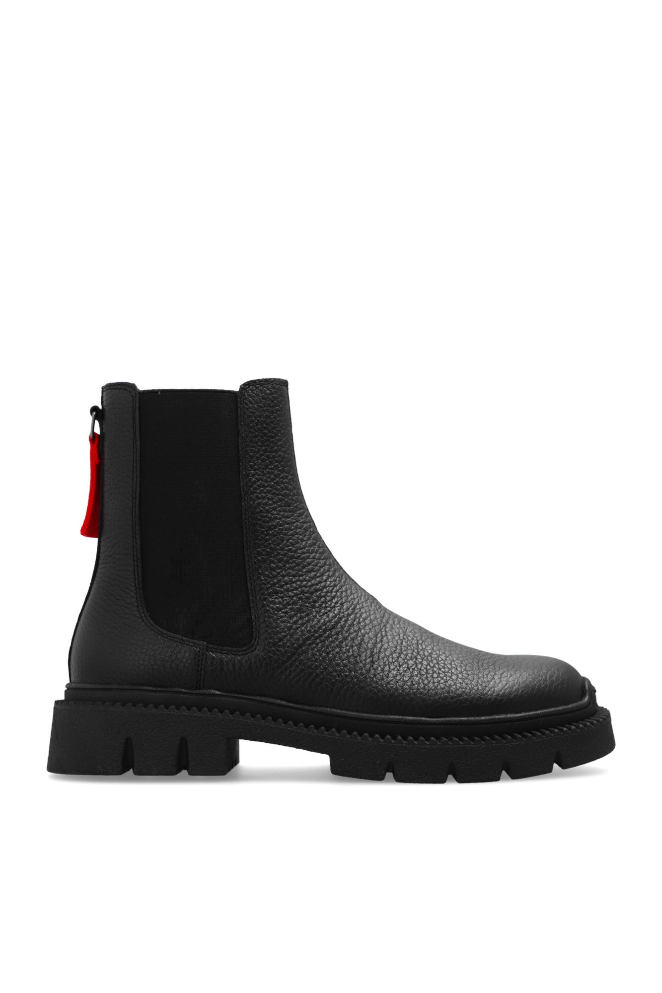 DIESEL 'd-troit Ch' Chelsea Boots in Black for Men | Lyst