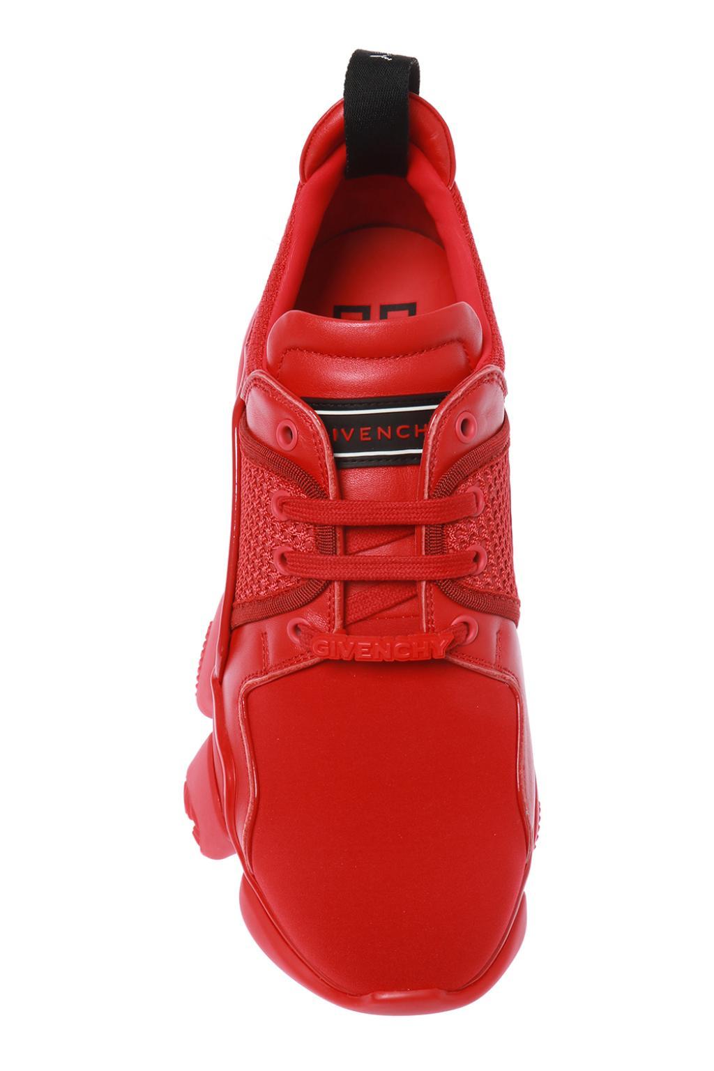 Givenchy Leather 'jaw' Sport Shoes in Red for Men - Lyst