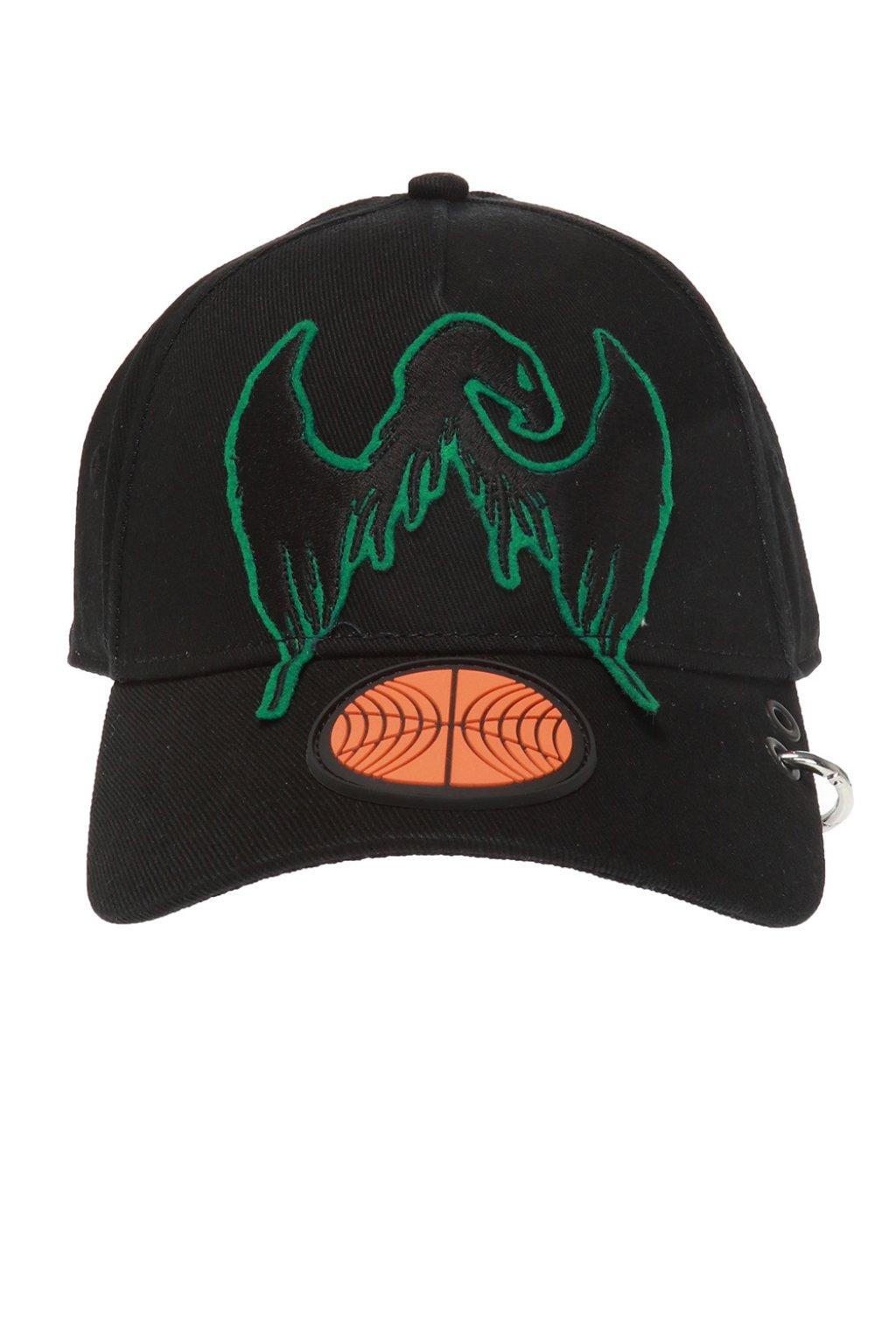 DIESEL Cotton Appliquéd Baseball Cap in Black for Men - Lyst