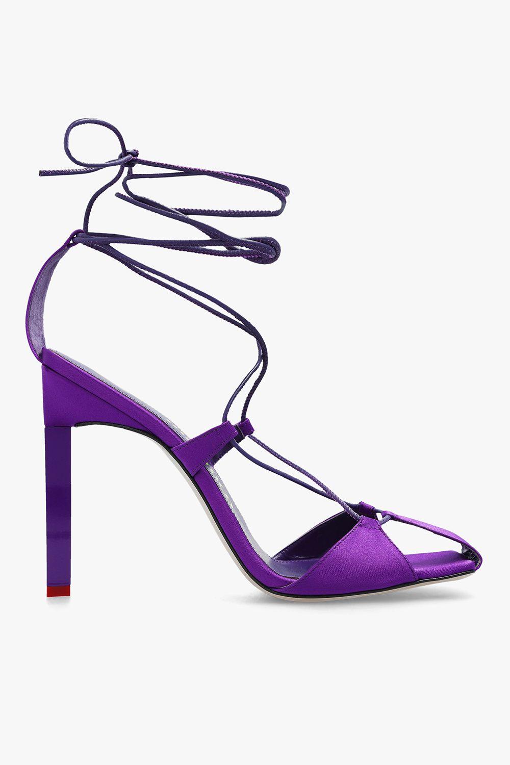 The Attico Adele Satin Pumps In Pink Lyst