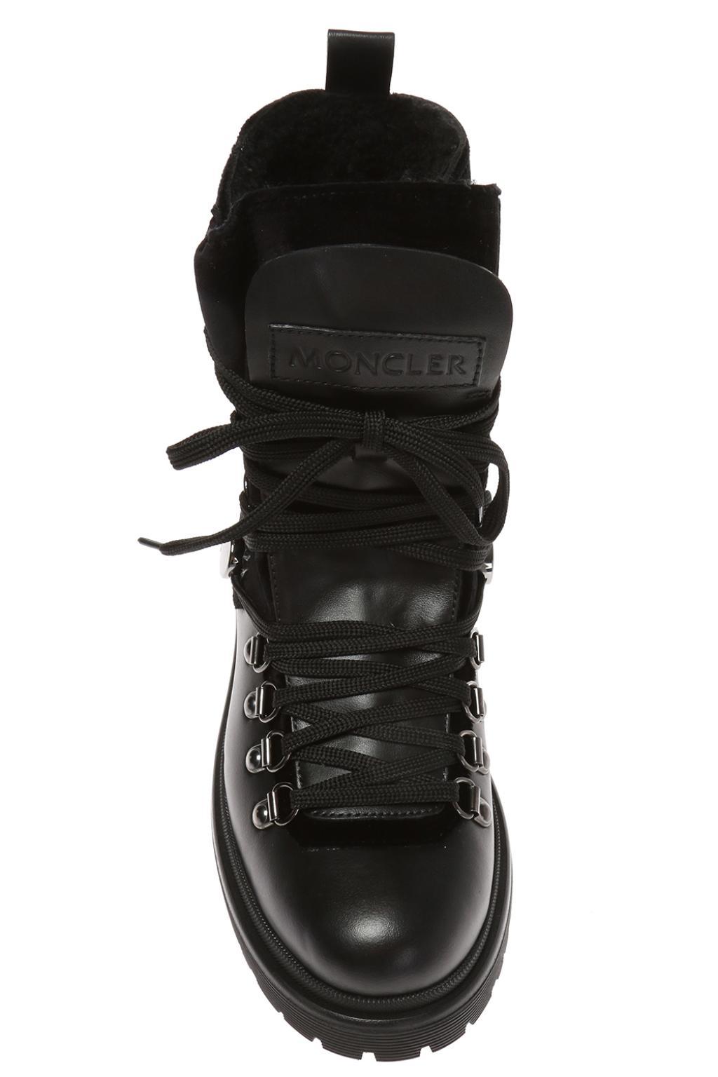 Moncler Fur 'berenice' Padded Boots in Black - Save 11% - Lyst