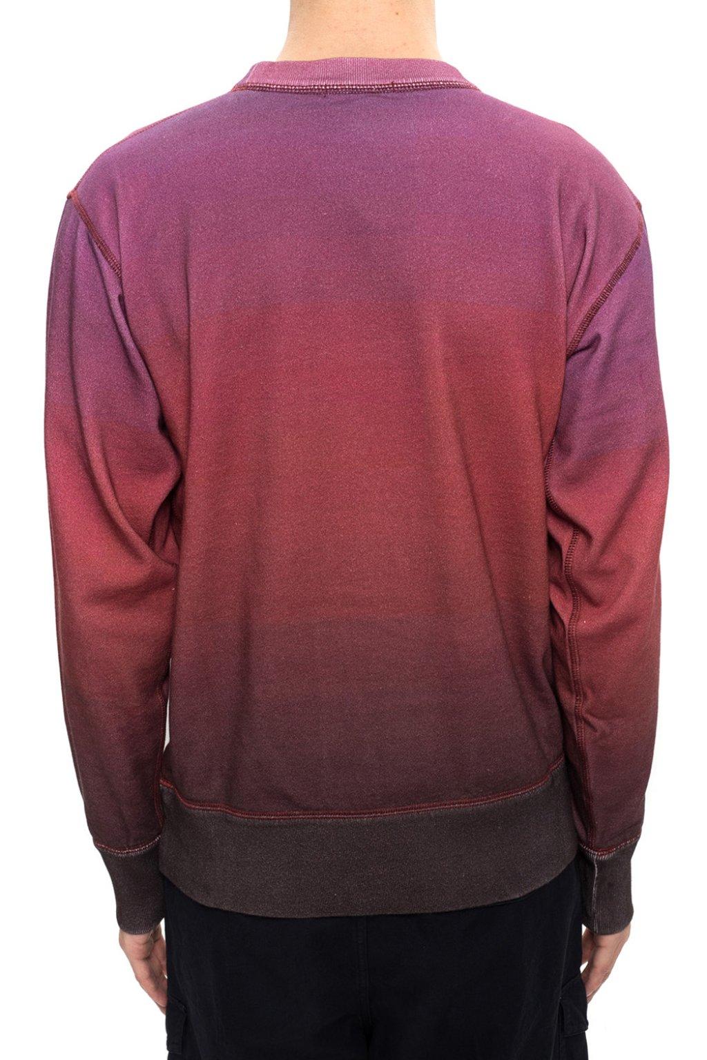 Isabel Marant Cotton Colour-dégradé Crew Neck Sweatshirt in Red for Men ...