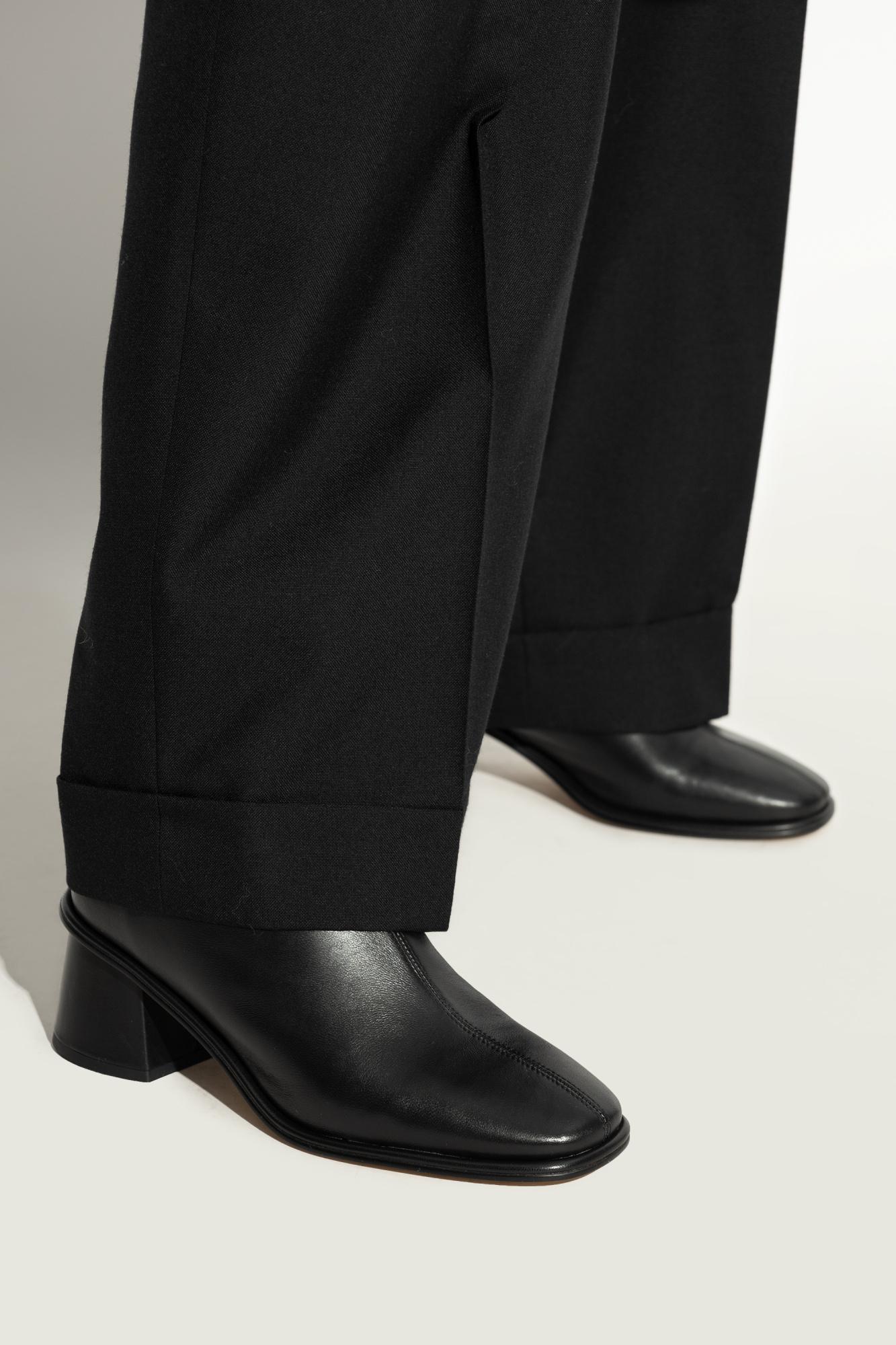 COACH Heeled Ankle Boots Gigi in Black | Lyst