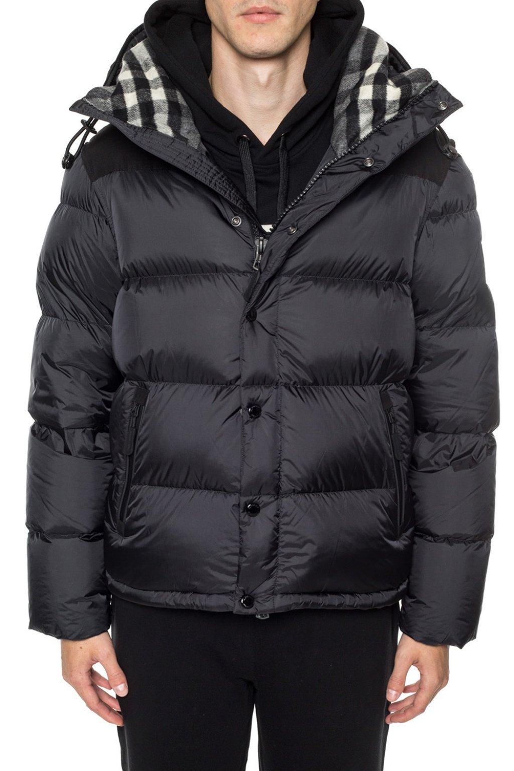 Burberry Synthetic 'lockwell' Quilted Jacket Black for Men - Lyst