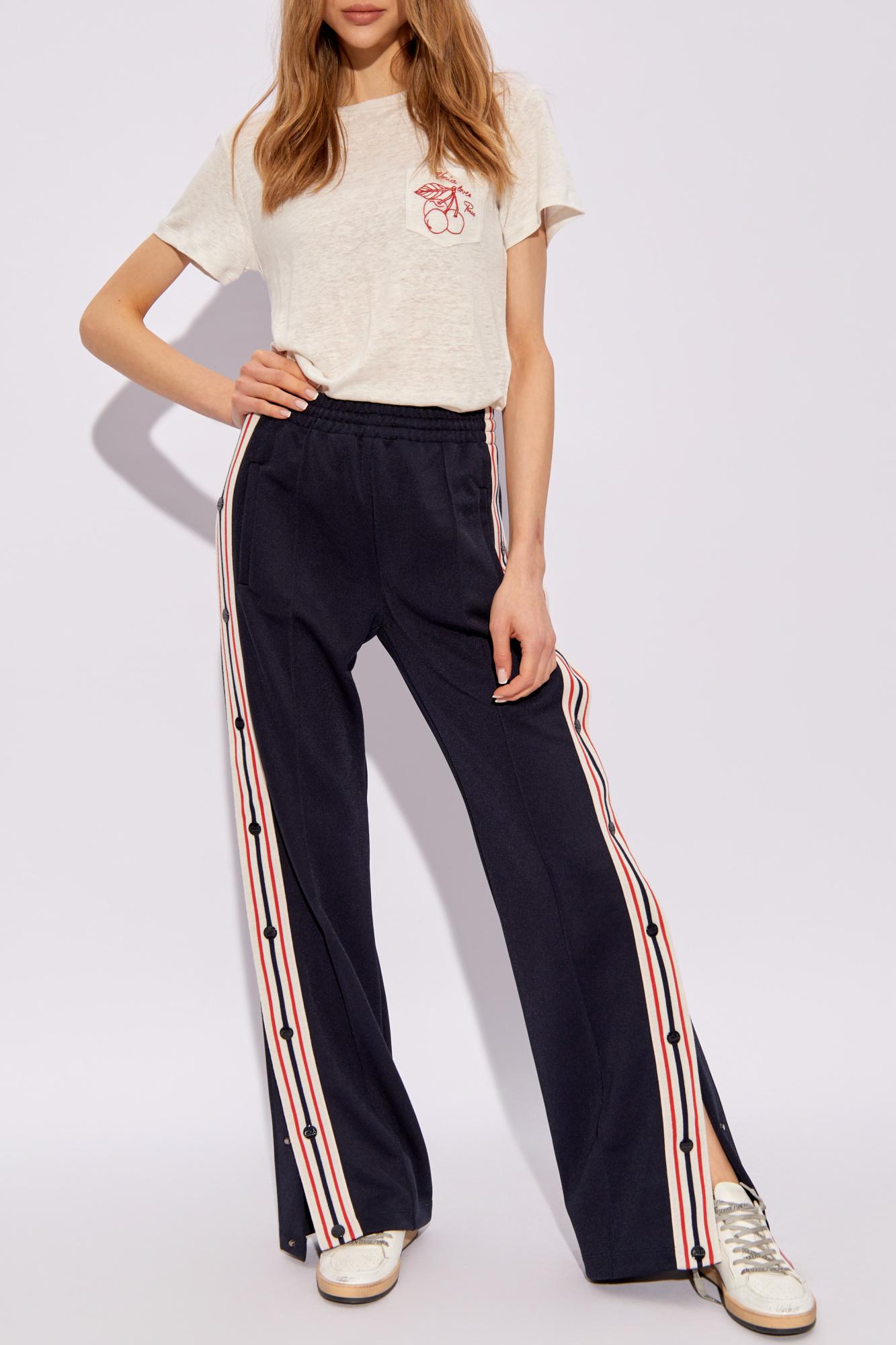 Golden Goose Sweatpants With Side Stripes in Blue | Lyst