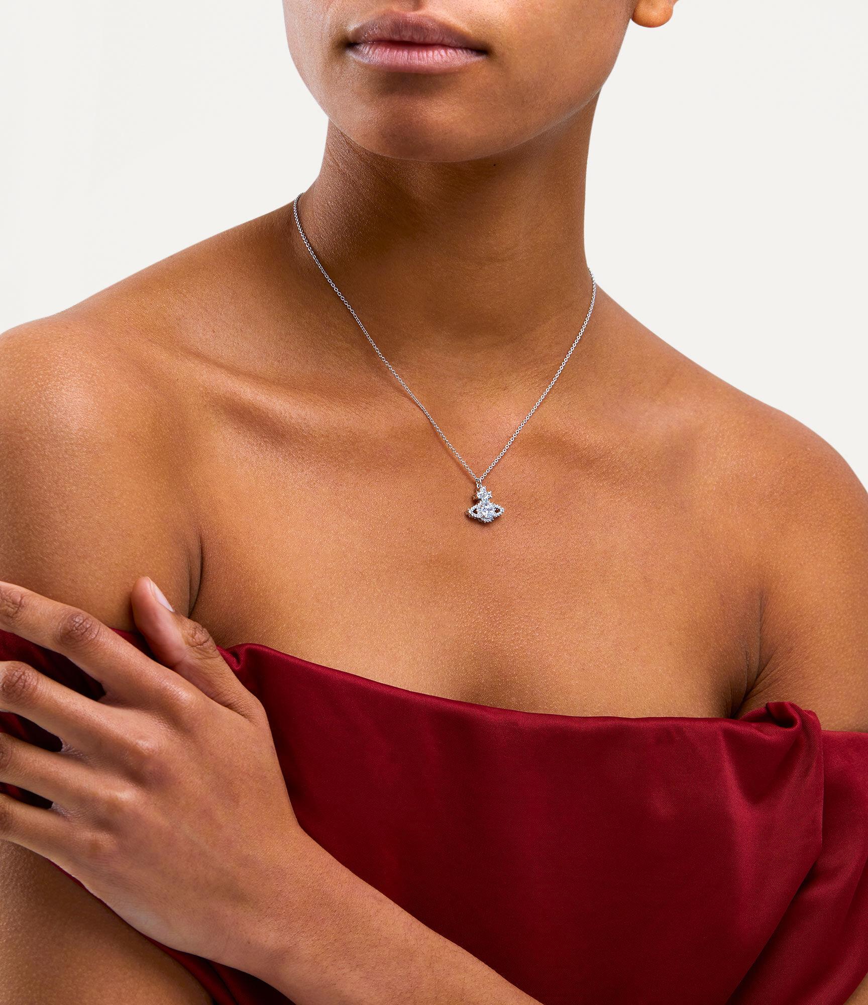 Vivienne Westwood Valentina Orb Pendant in White Lyst UK