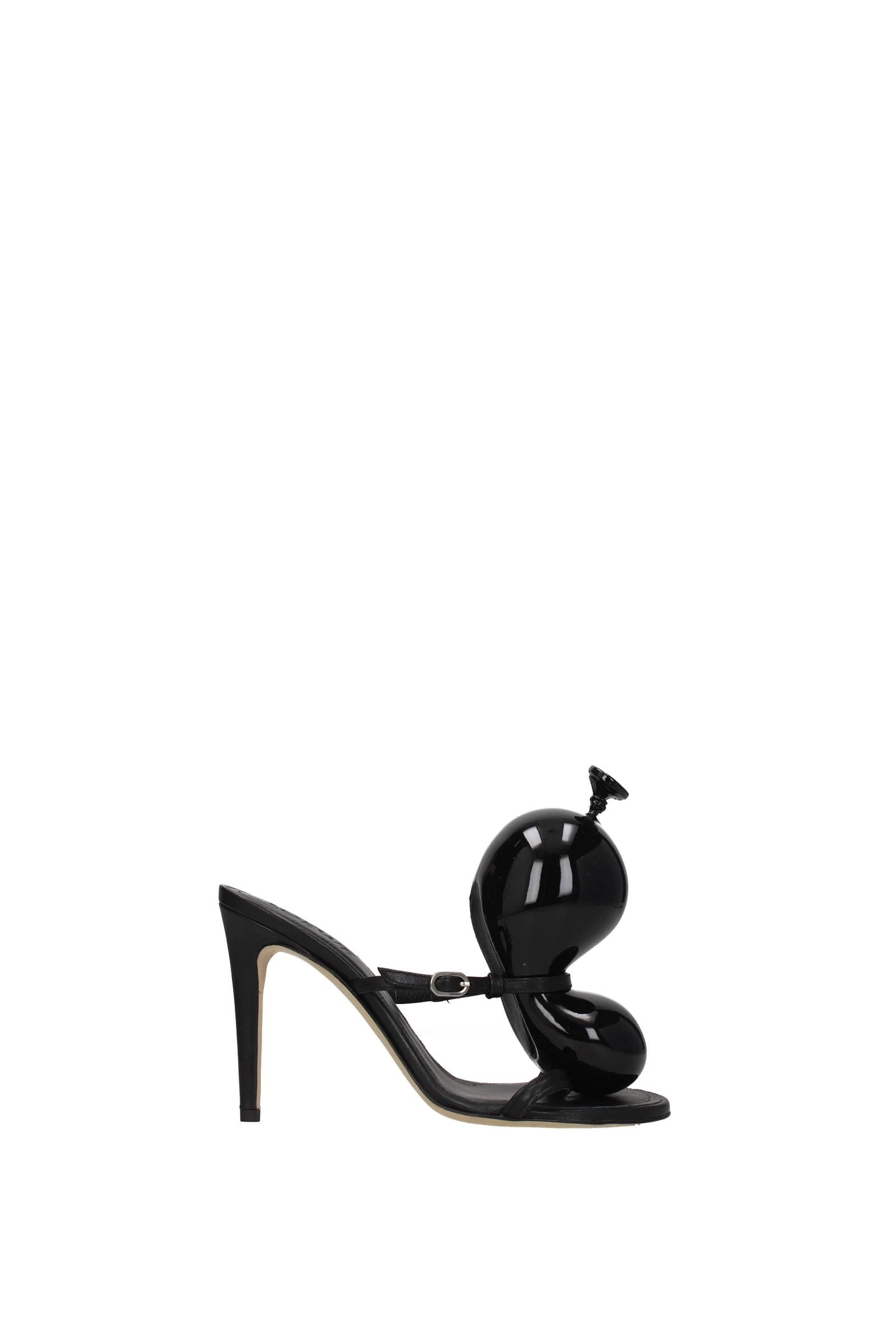 Loewe Sandals Balloon Leather in White | Lyst