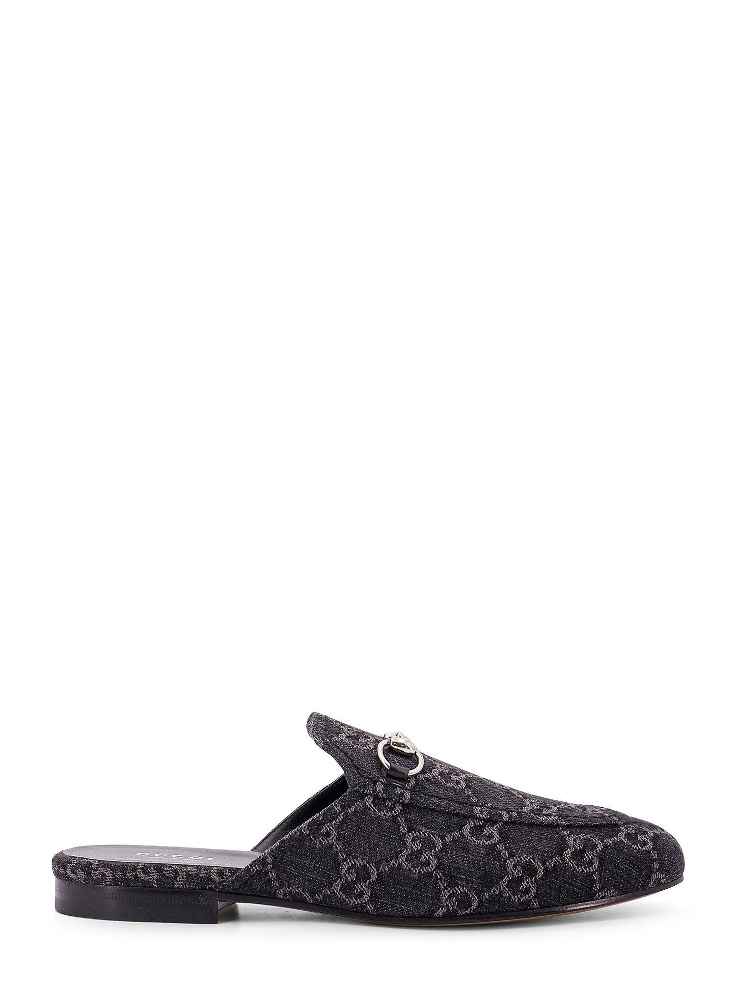 Gucci Gg Denim Mule in Black | Lyst