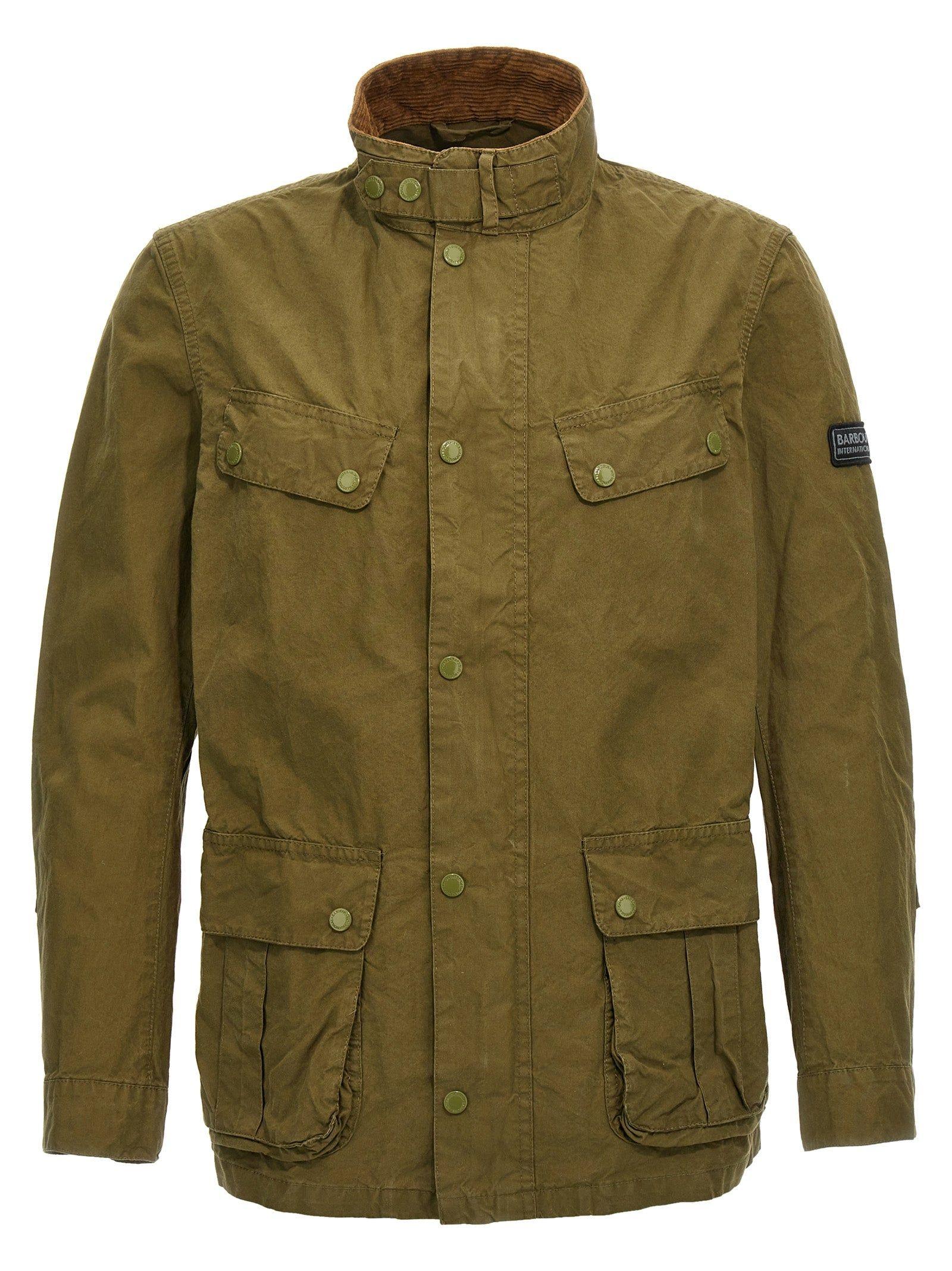 Barbour 'Summer Wash Duke' Jacket in Green for Men | Lyst