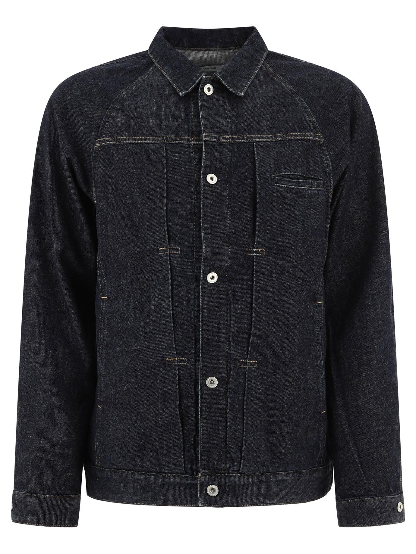 Nonnative Raw Denim Trucker Jacket in Black for Men | Lyst