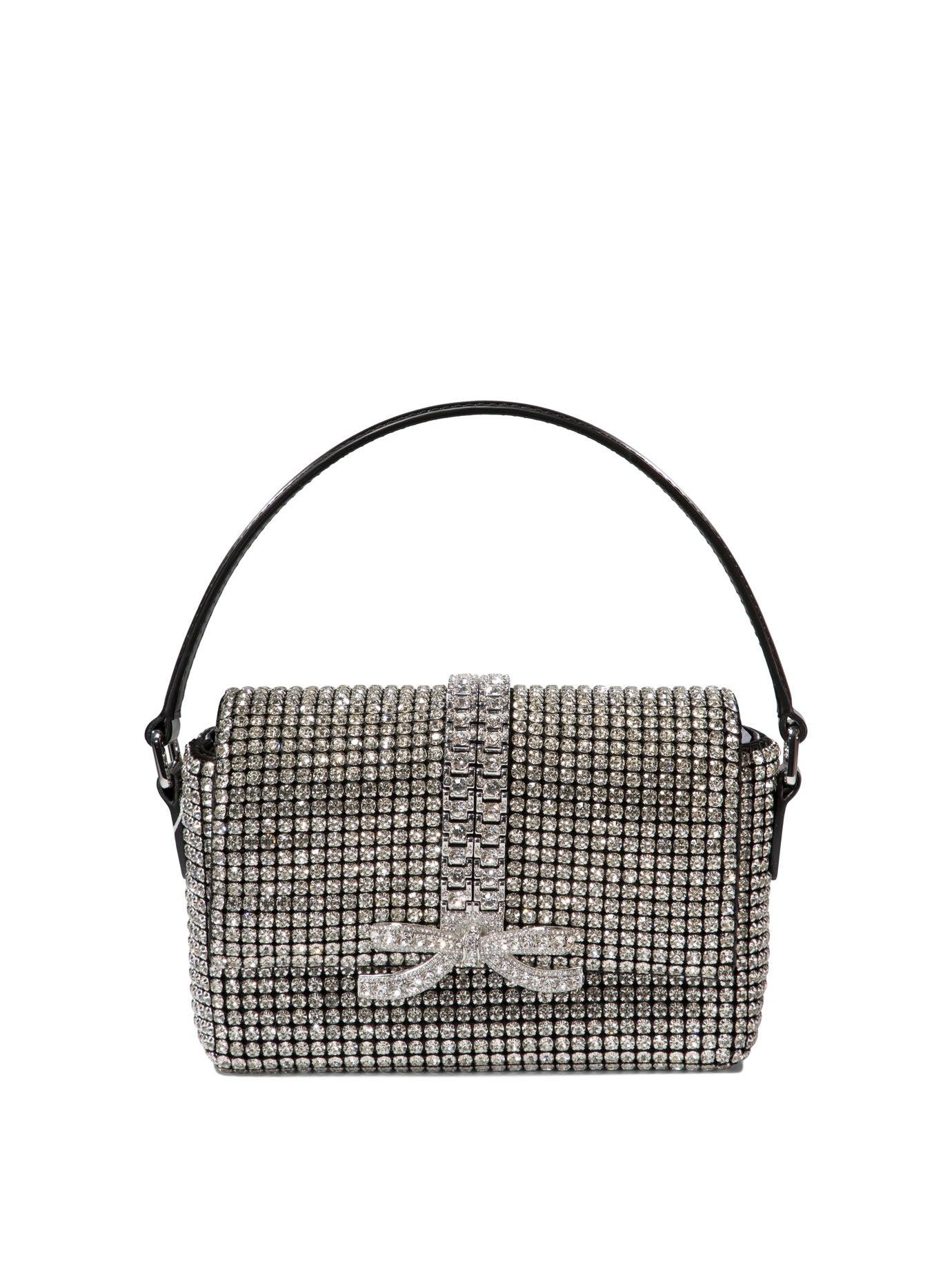 Self-Portrait "Chainmail" Shoulder Bag in Metallic | Lyst