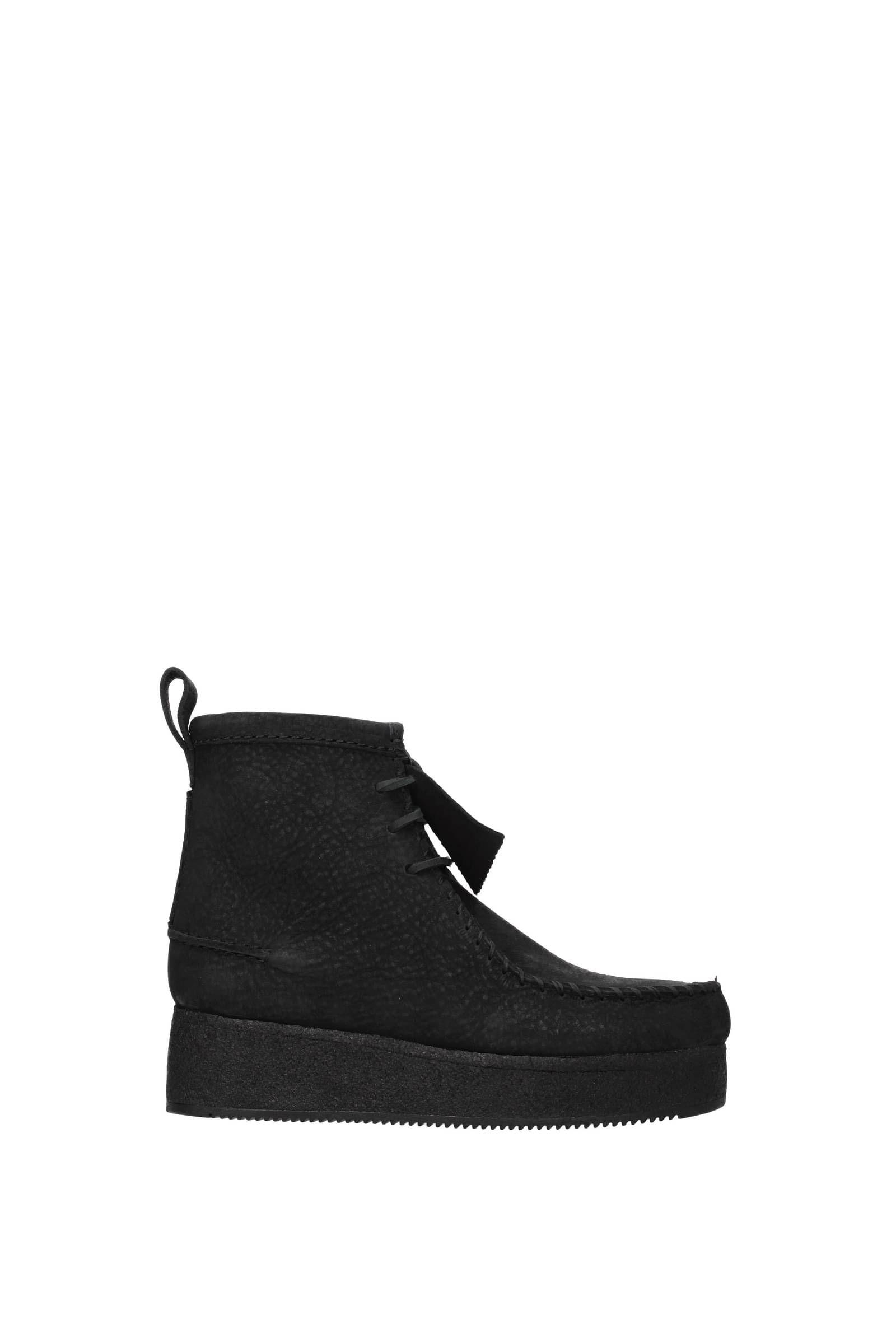 Clarks Ankle Boots Suede Black | Lyst