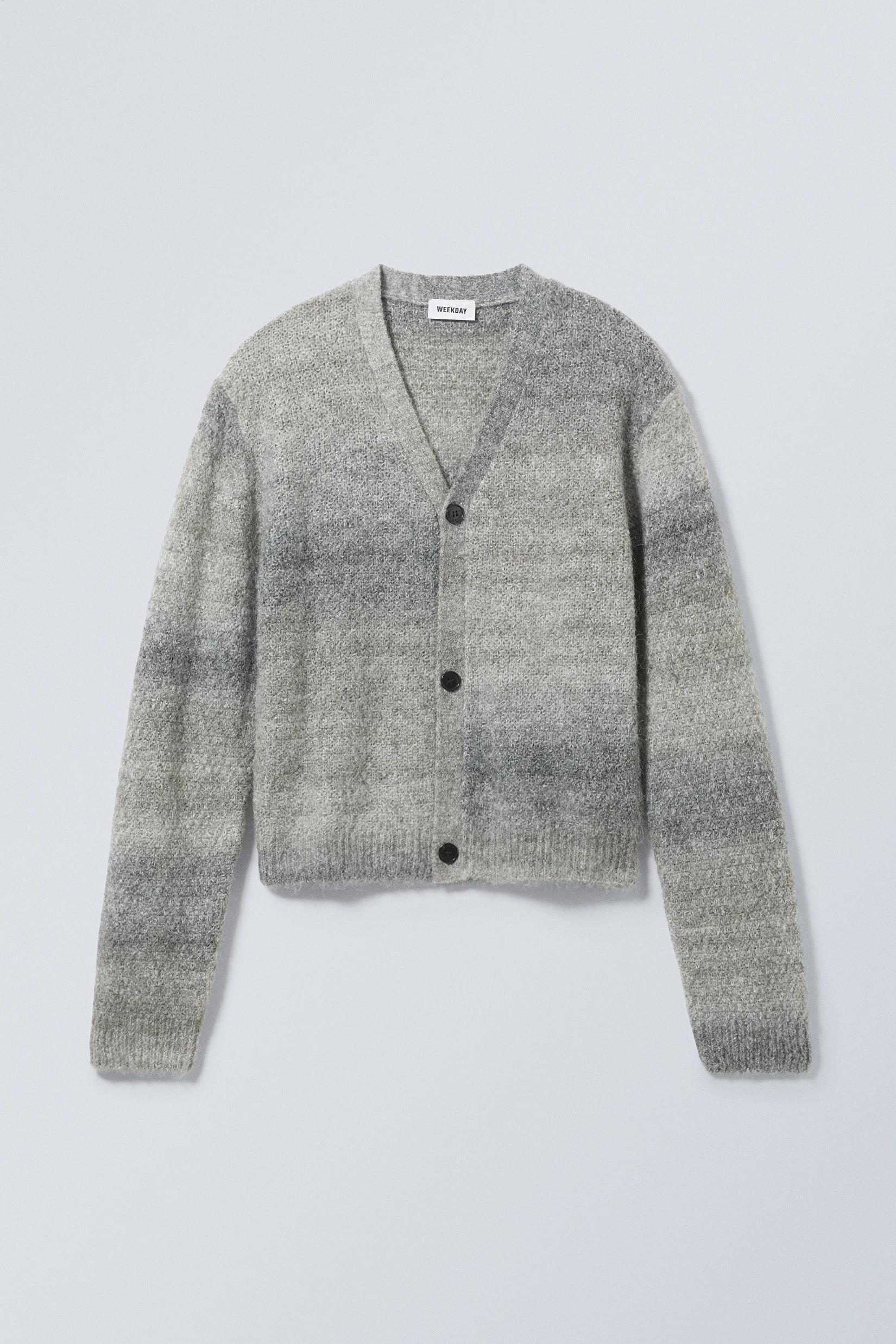 Weekday Jesper Regular Cardigan in Grey for Men | Lyst UK