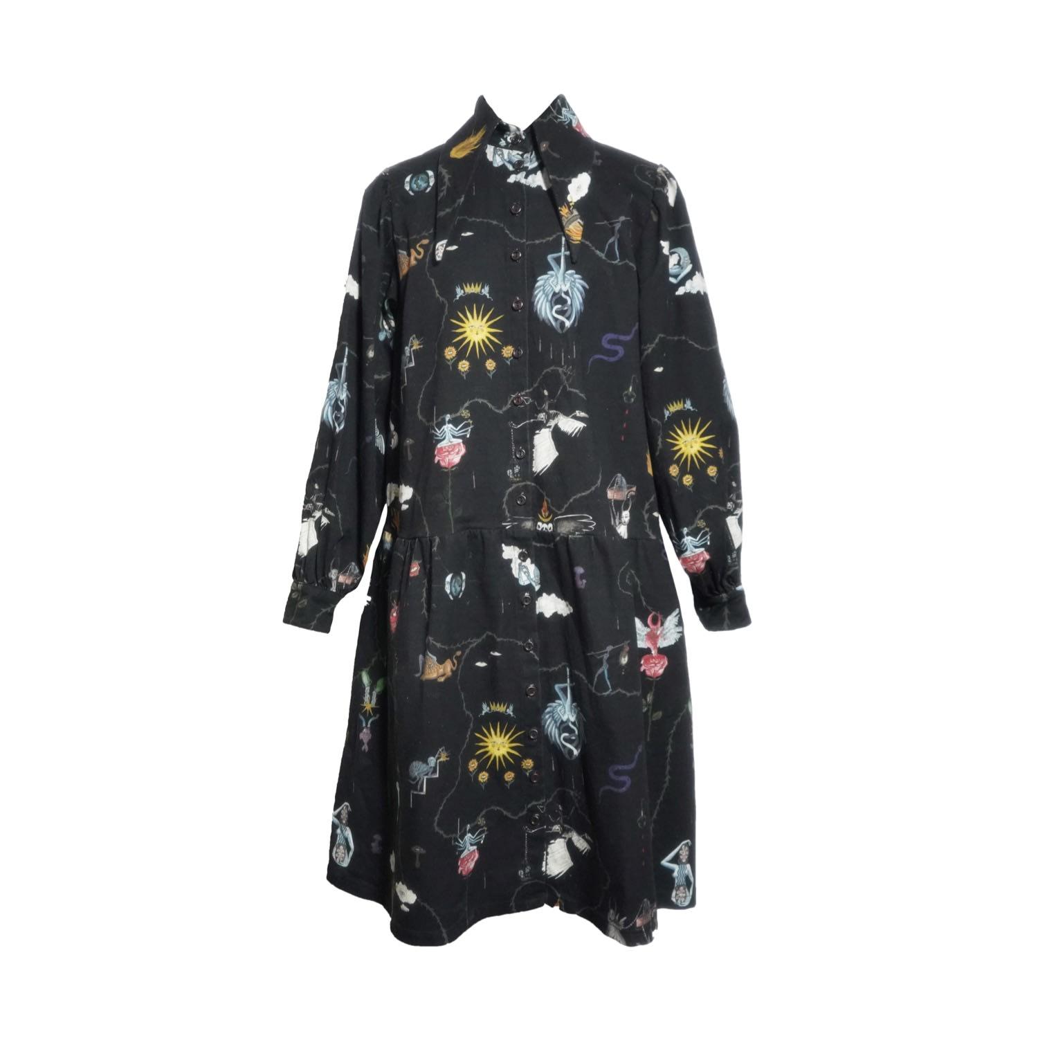 Solai The Major Arcana Tarot Dress in Black | Lyst
