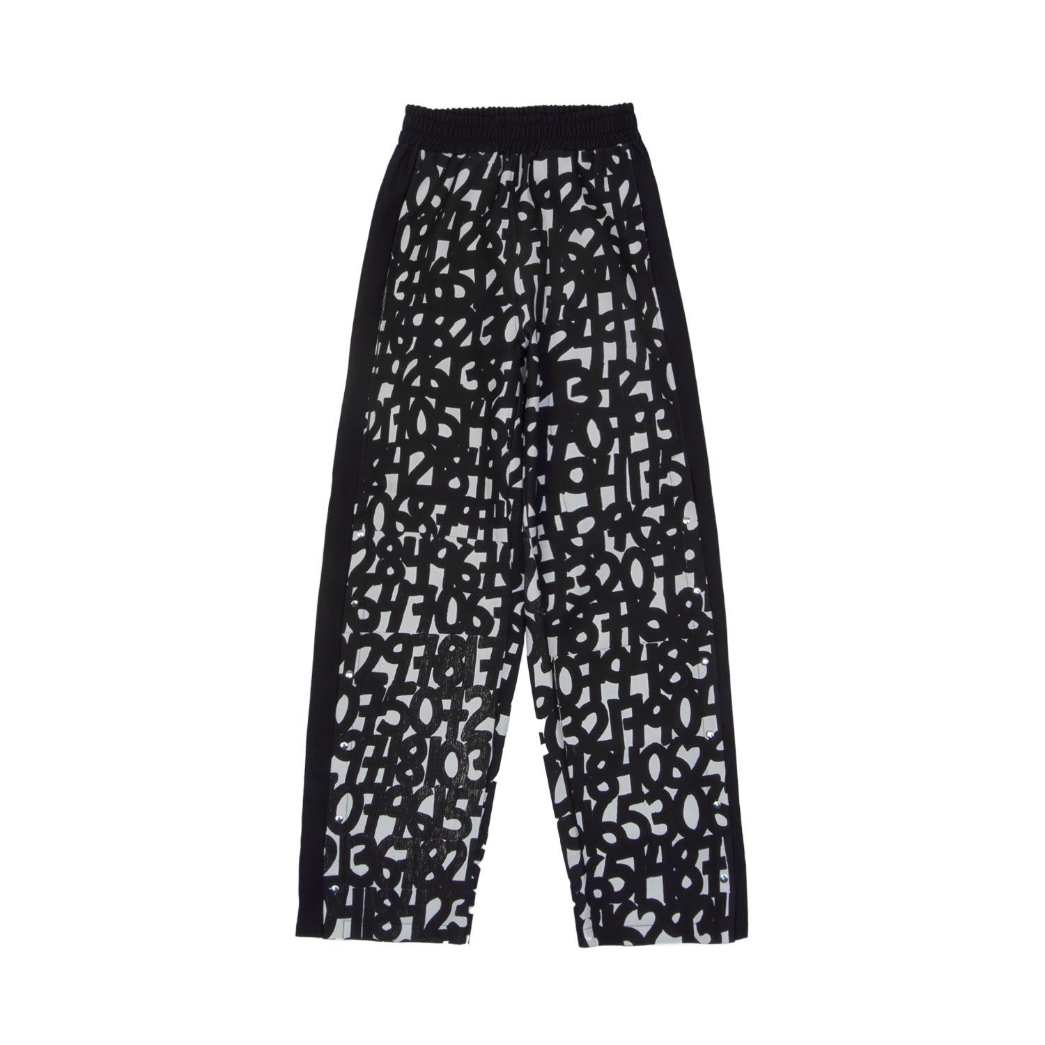 mysimplicated ' / Pants With Lateral Snap Buttons in Black | Lyst