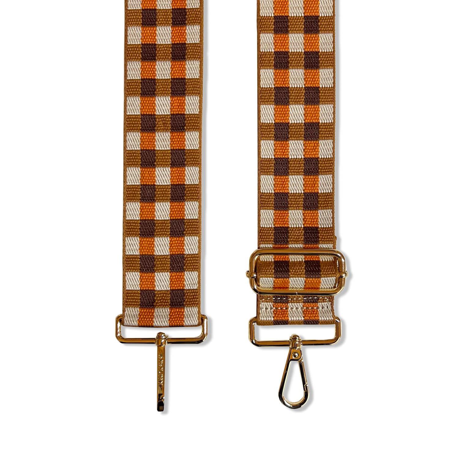 Apatchy London Tan Check Strap in Brown | Lyst