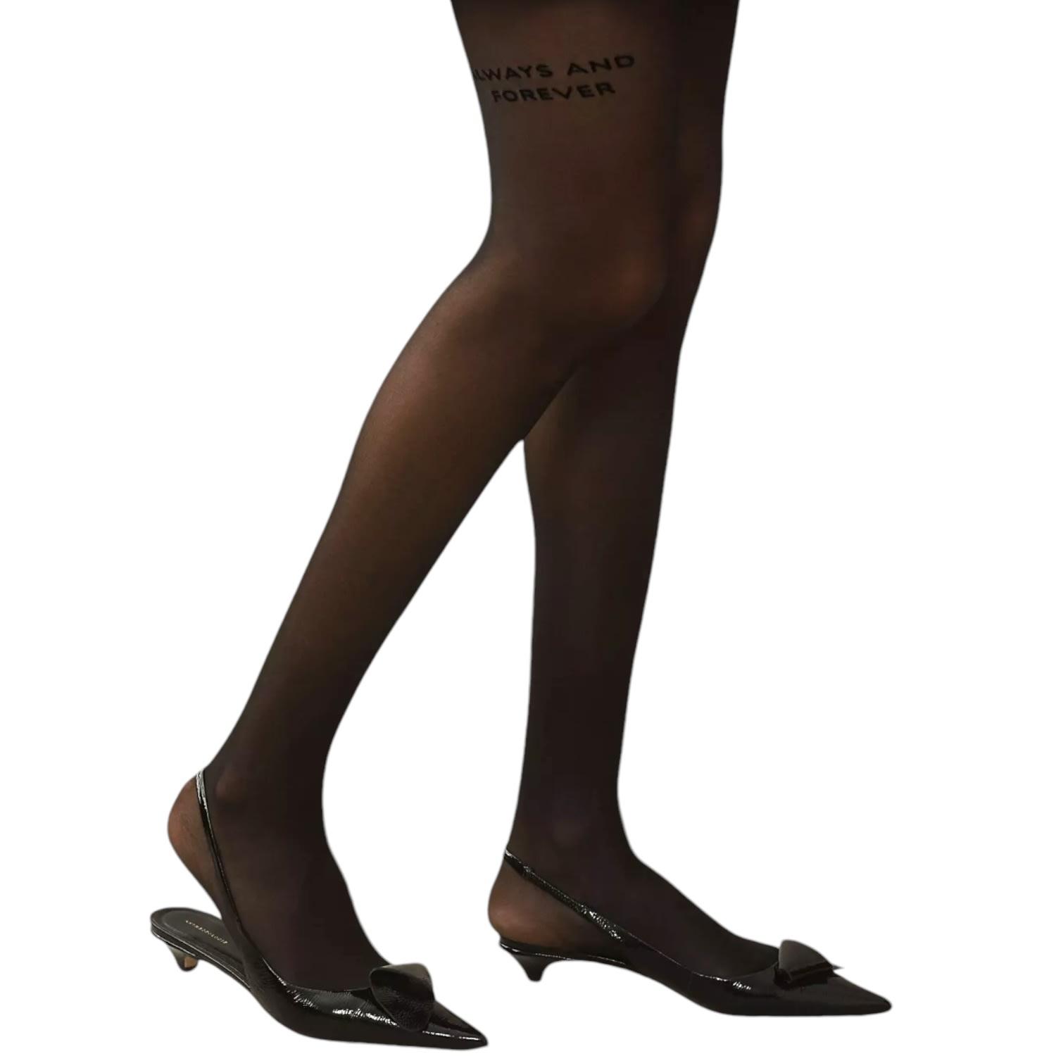 HIGH HEEL JUNGLE by KATHRYN EISMAN Always And Forever Premium Tights in Black Lyst