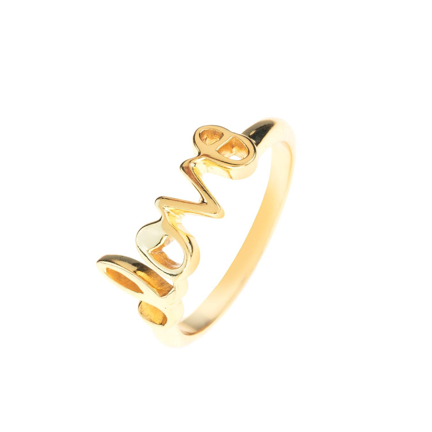 LÁTELITA London Cosmic Love Ring Gold in Gold / Yellow / Orange ...