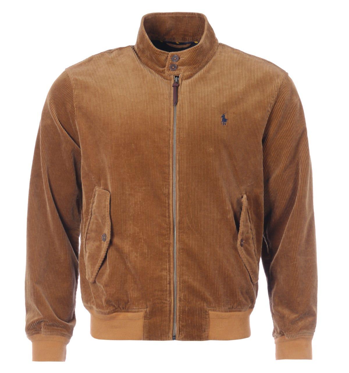 Polo Ralph Lauren Corduroy Harrington Jacket in Brown for Men | Lyst UK