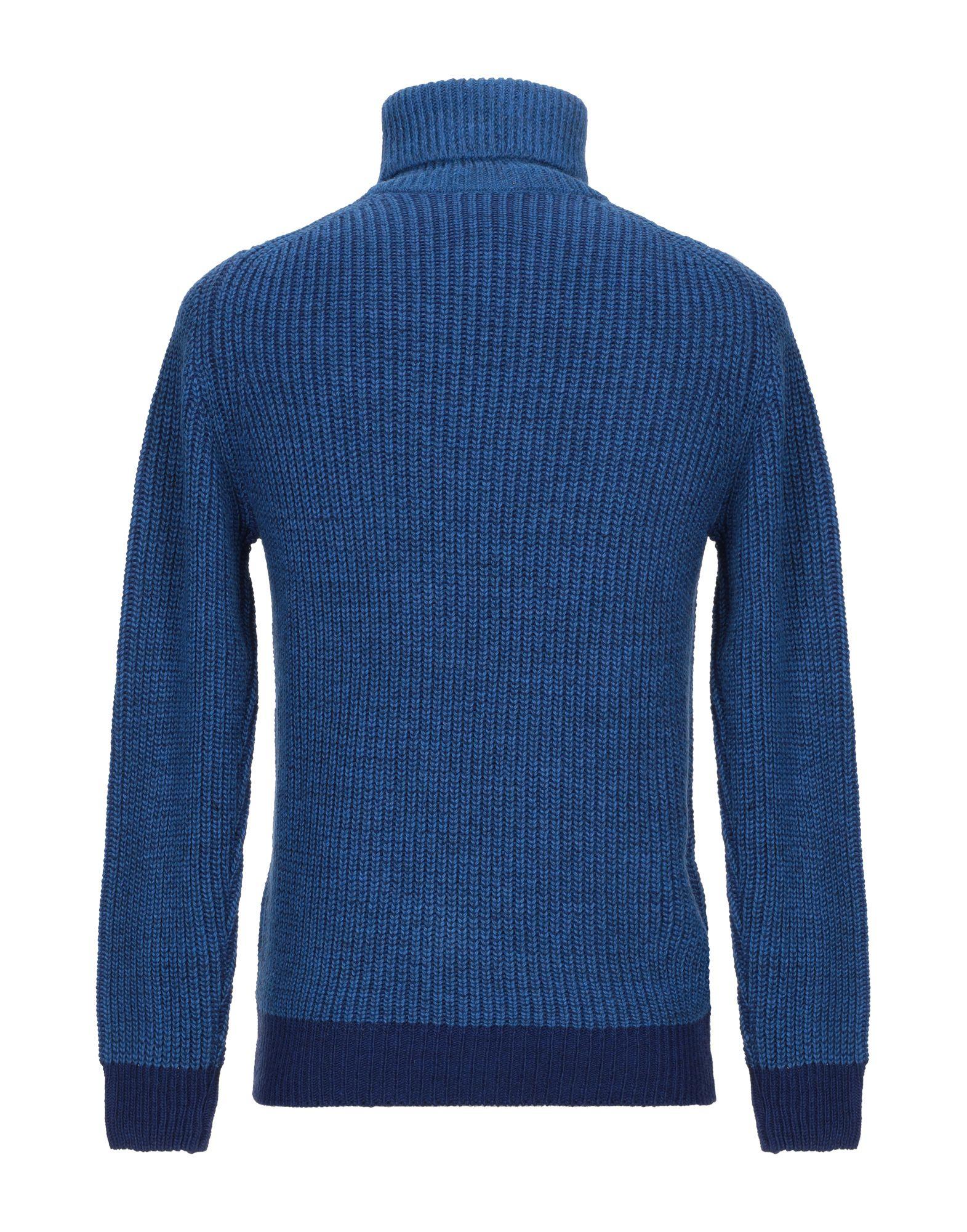 Andrea Fenzi Synthetic Turtleneck in Blue for Men - Lyst