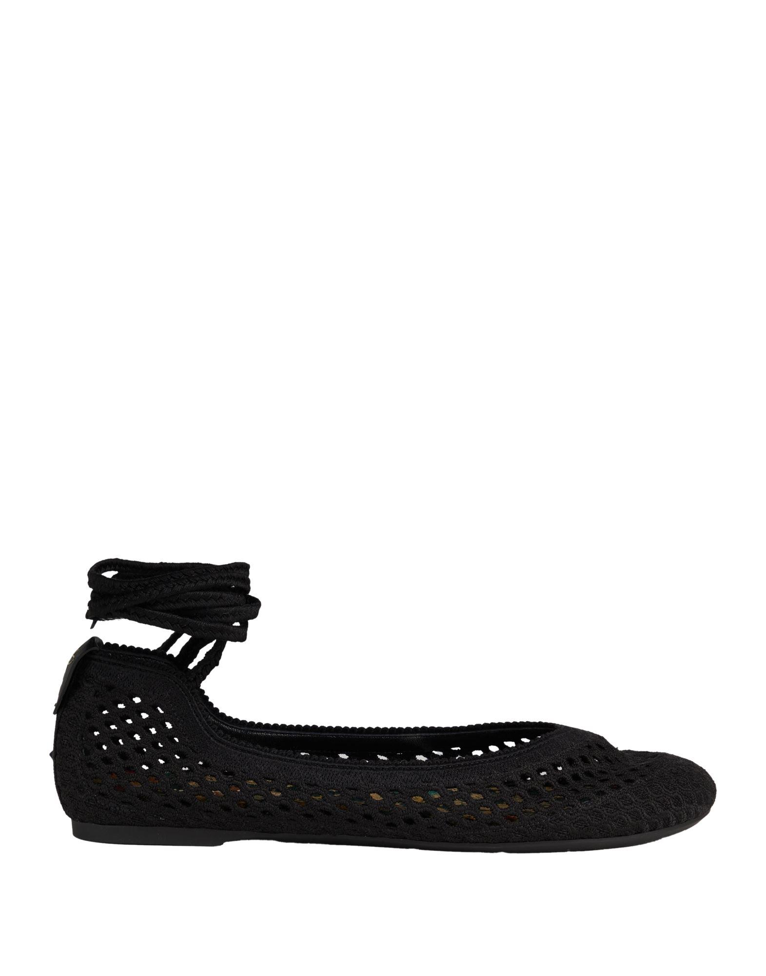 Dior Ballet Flats Textile Fibers in Black | Lyst