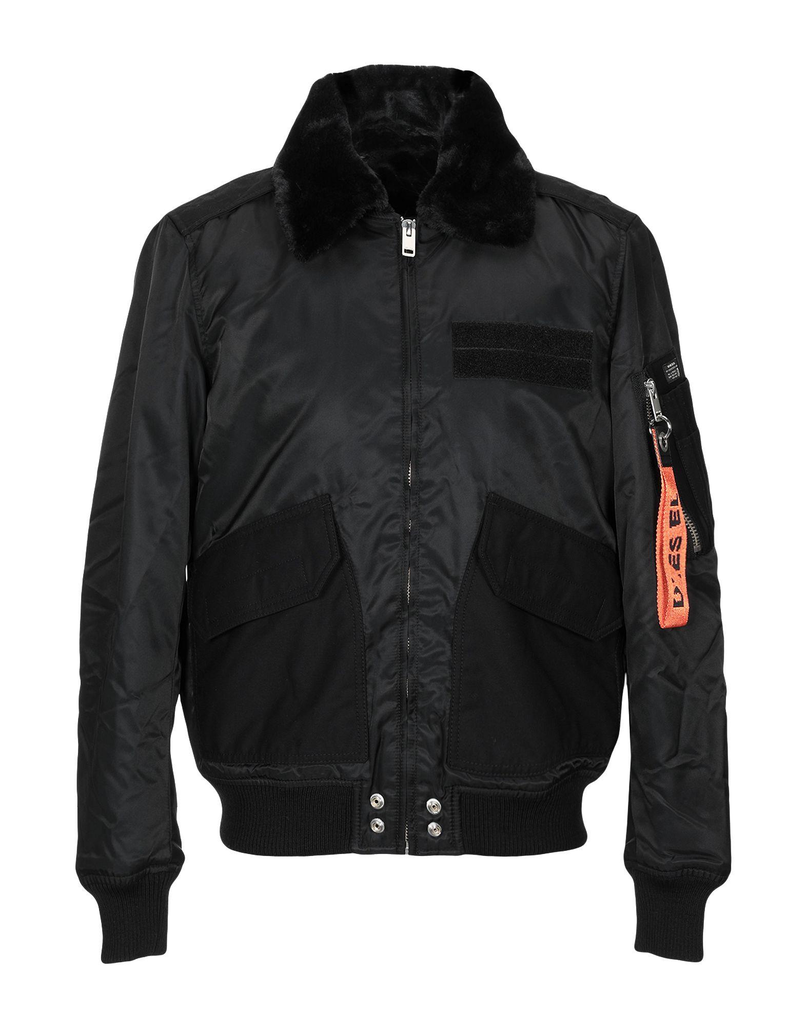 DIESEL Fur Jacket in Black for Men - Save 28% - Lyst