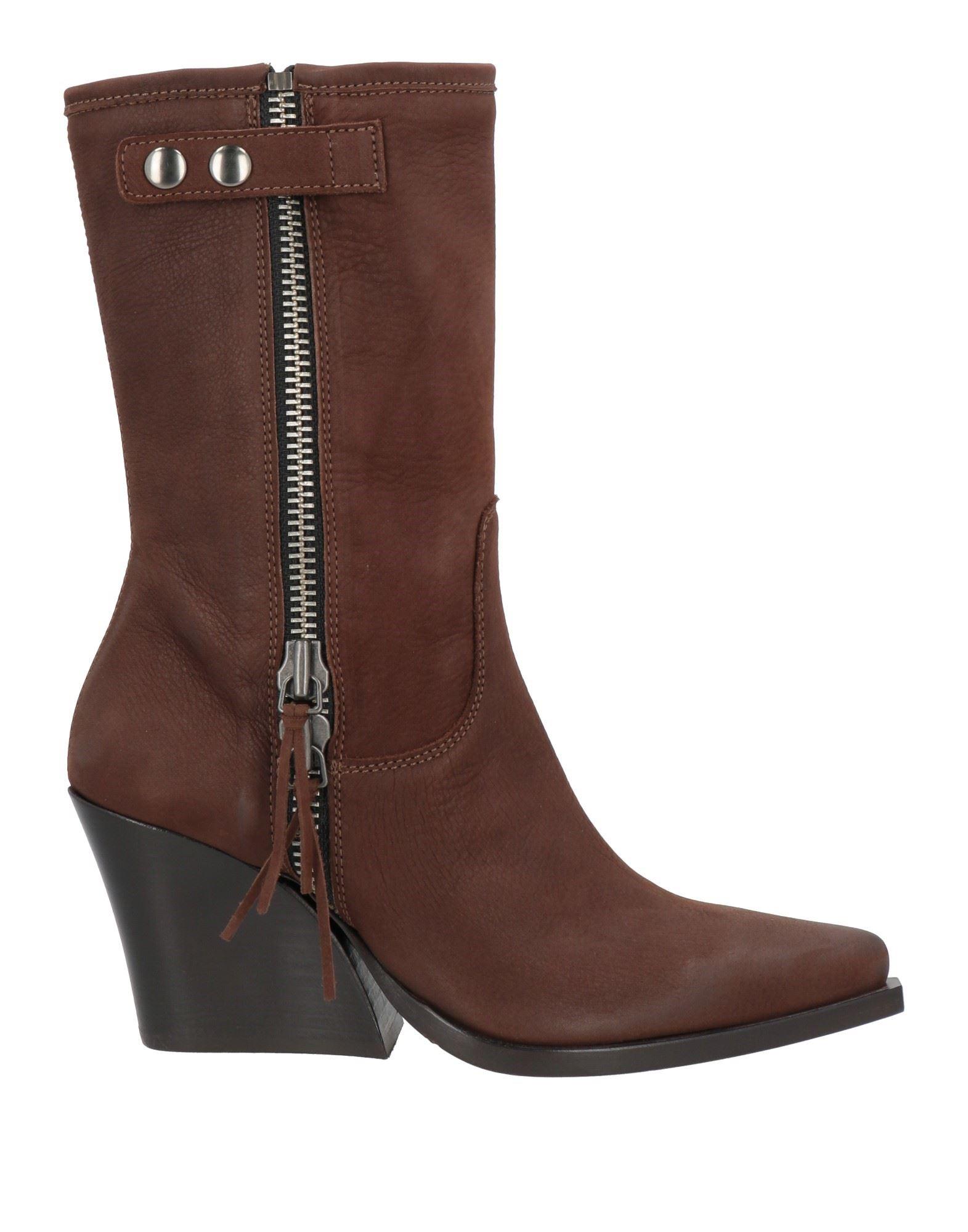 Lemarè Ankle Boots Leather in Brown | Lyst