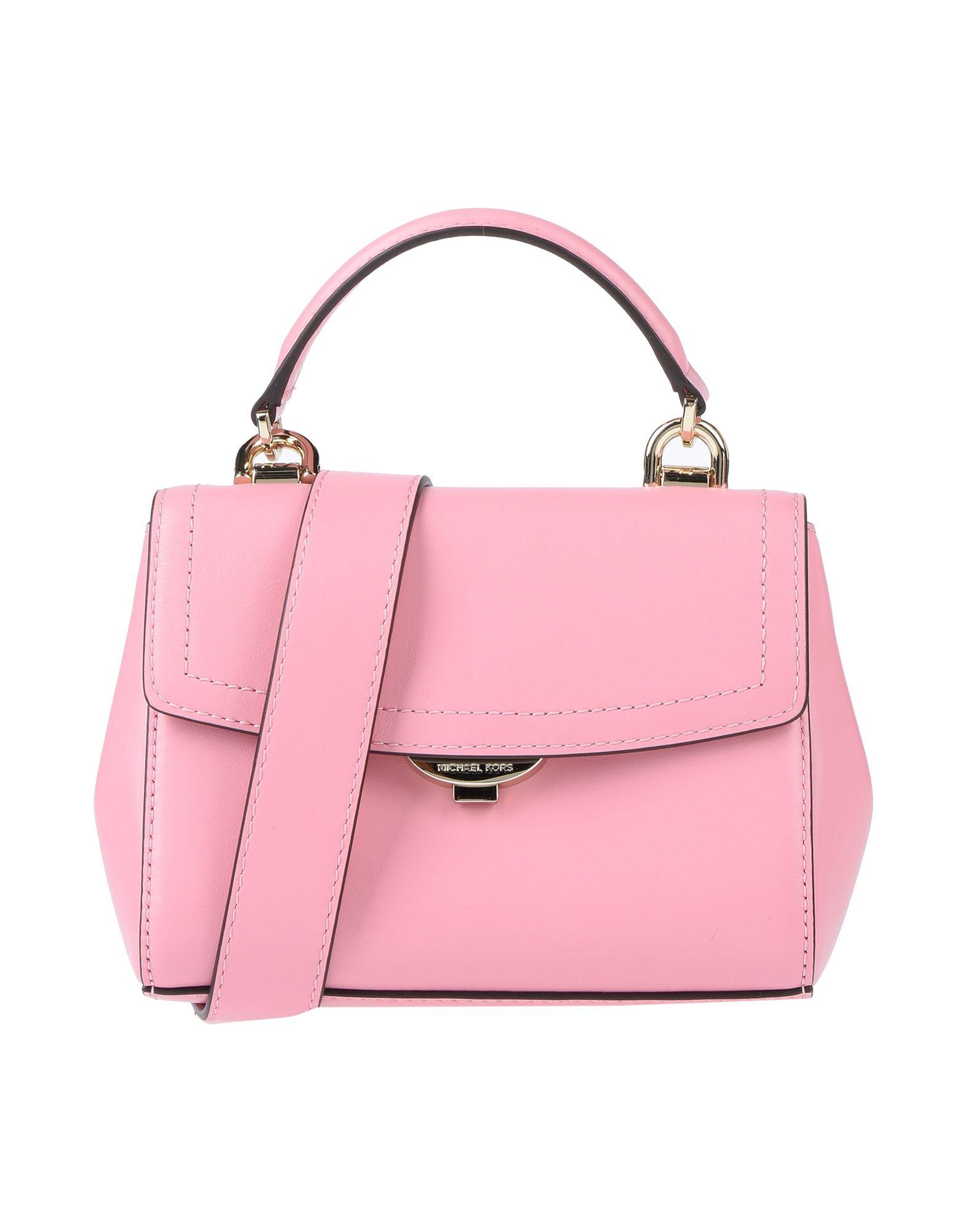 MICHAEL Michael Kors Leather Handbag in Pink - Lyst