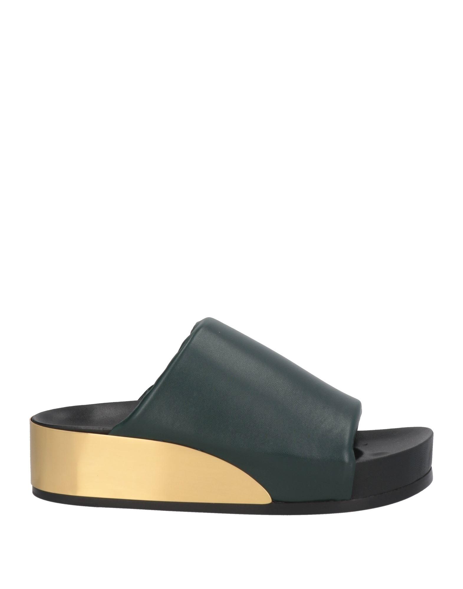 Jil Sander Sandals in Green | Lyst