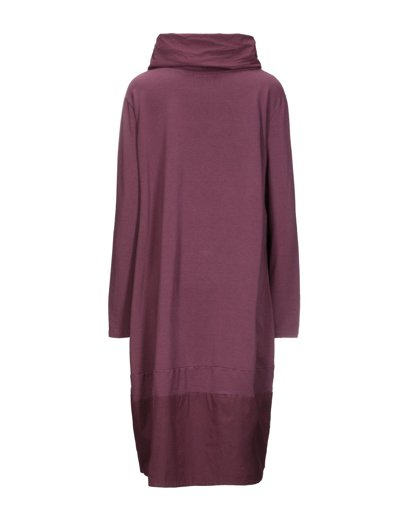 TREBARRABI® Fleece Knee-length Dress in Mauve (Purple) - Lyst
