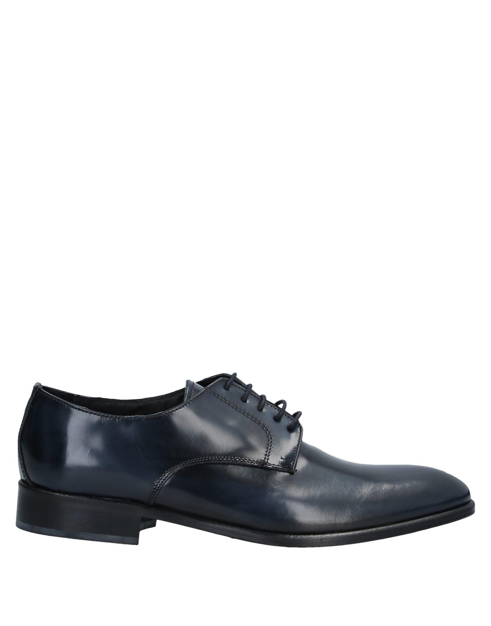 Bruno Verri Leather Lace-up Shoe in Dark Blue (Blue) for Men - Lyst