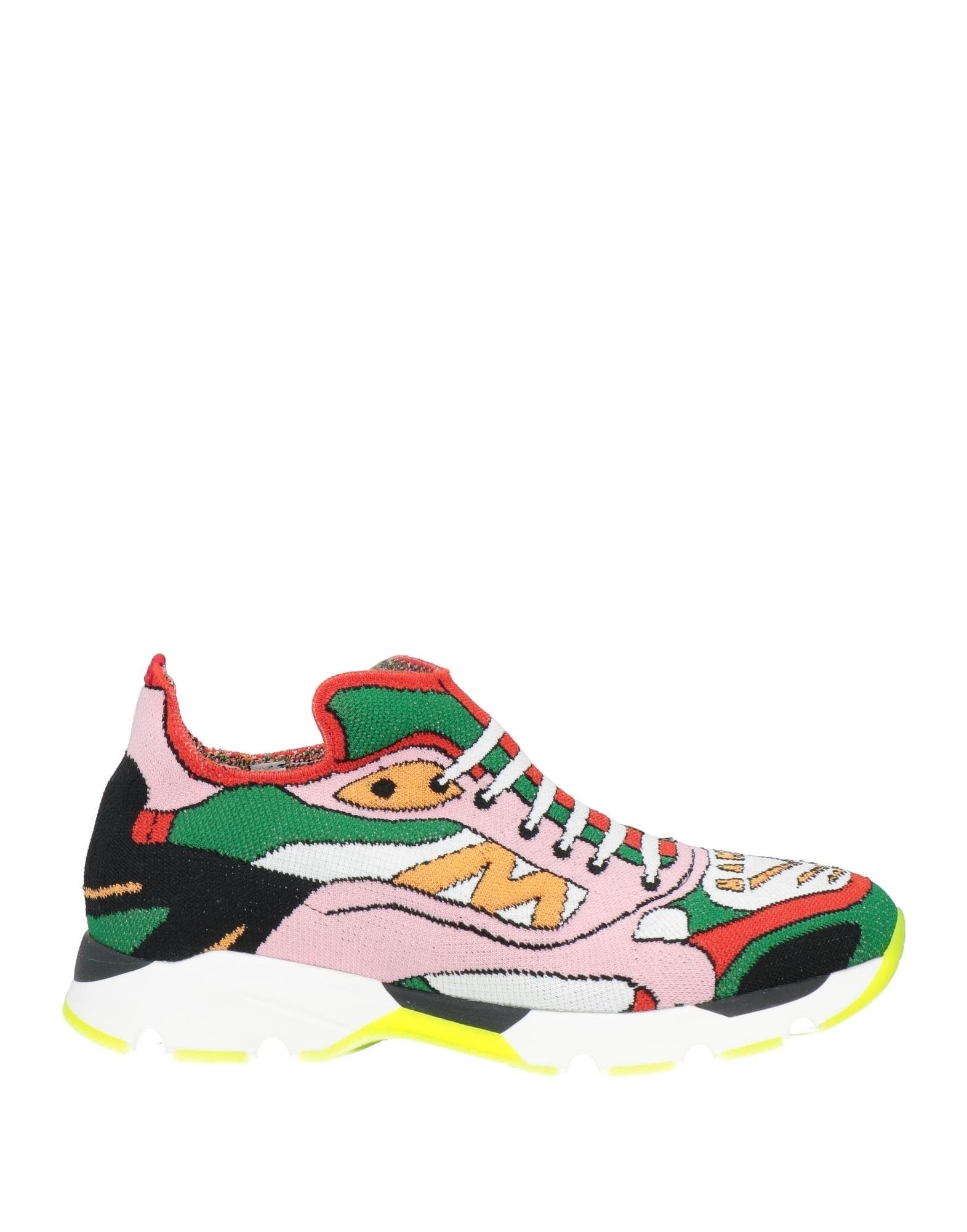 Marni Sneakers Textile Fibers in Green | Lyst