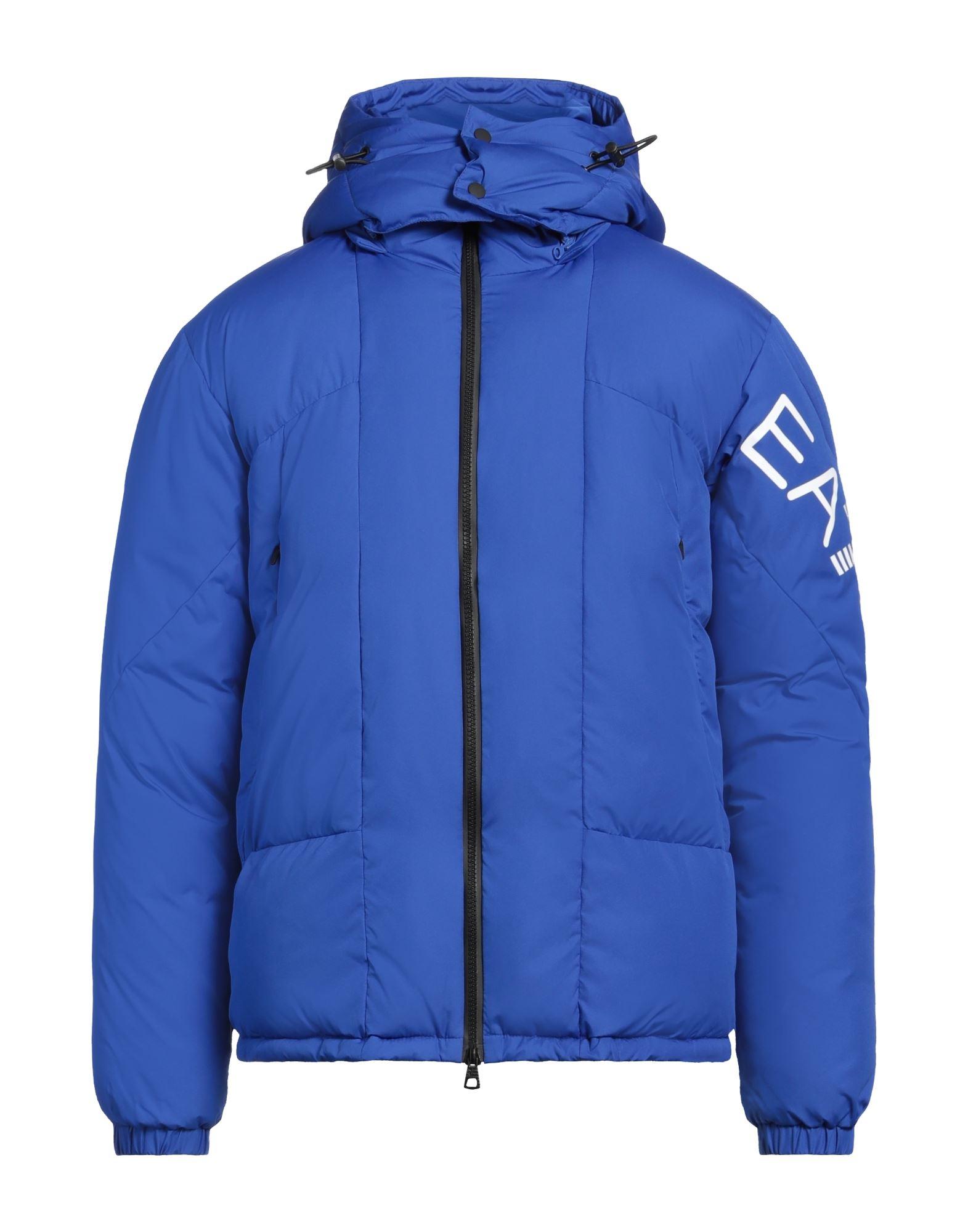 EA7 Men s Blue Puffer jackets jackets