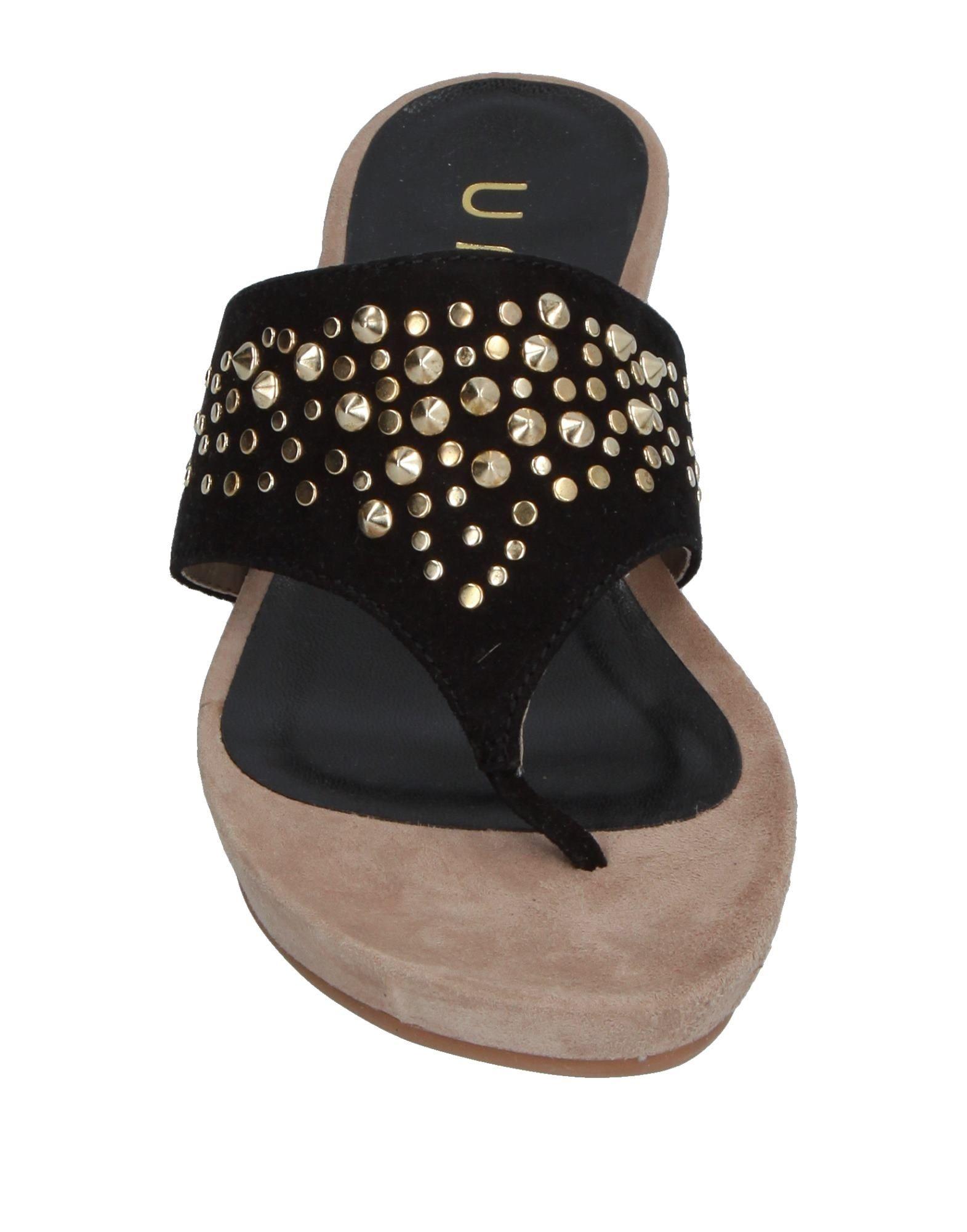 Unisa Toe Post Sandal in Black - Lyst