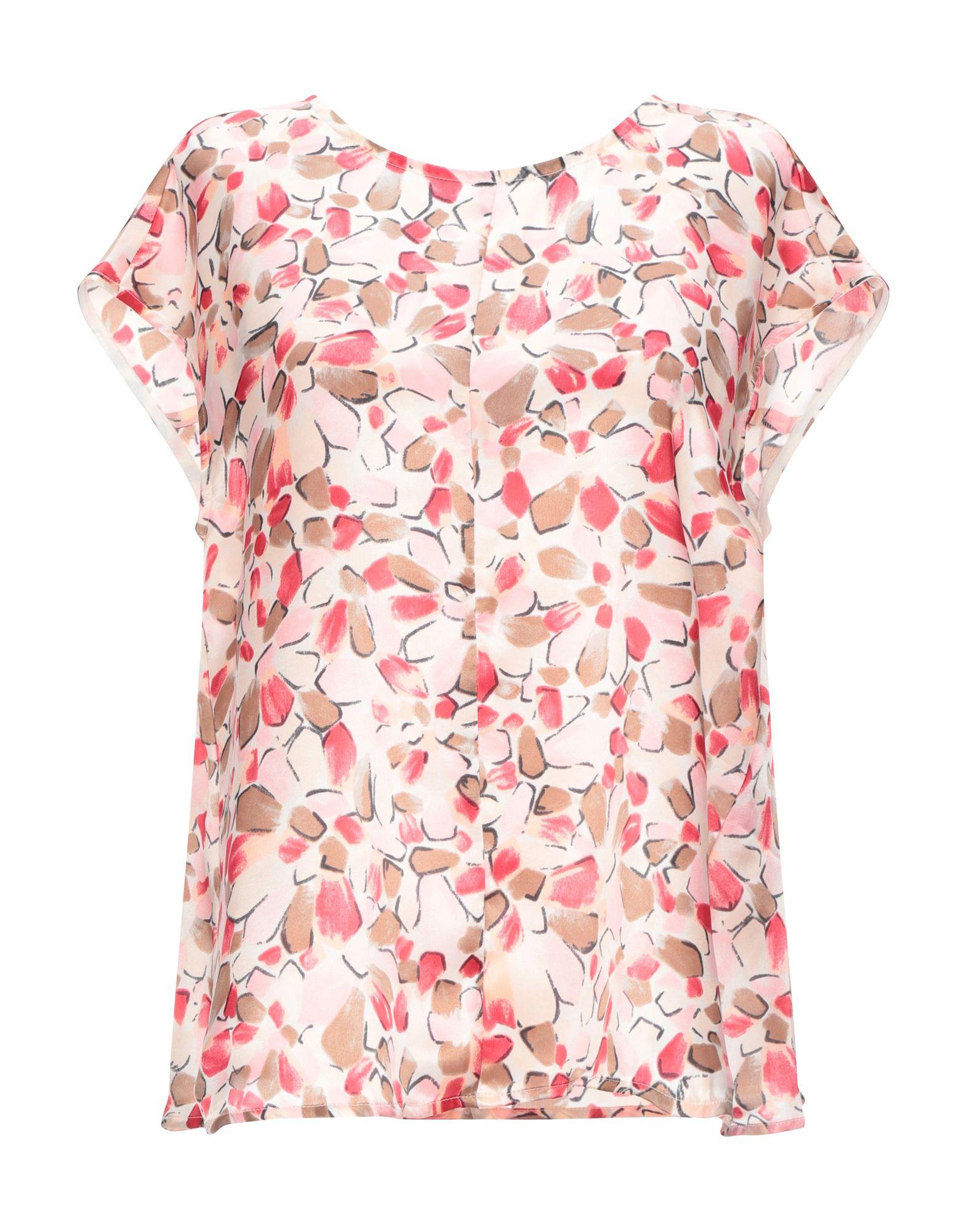 Marella Satin Blouse in Pink - Lyst