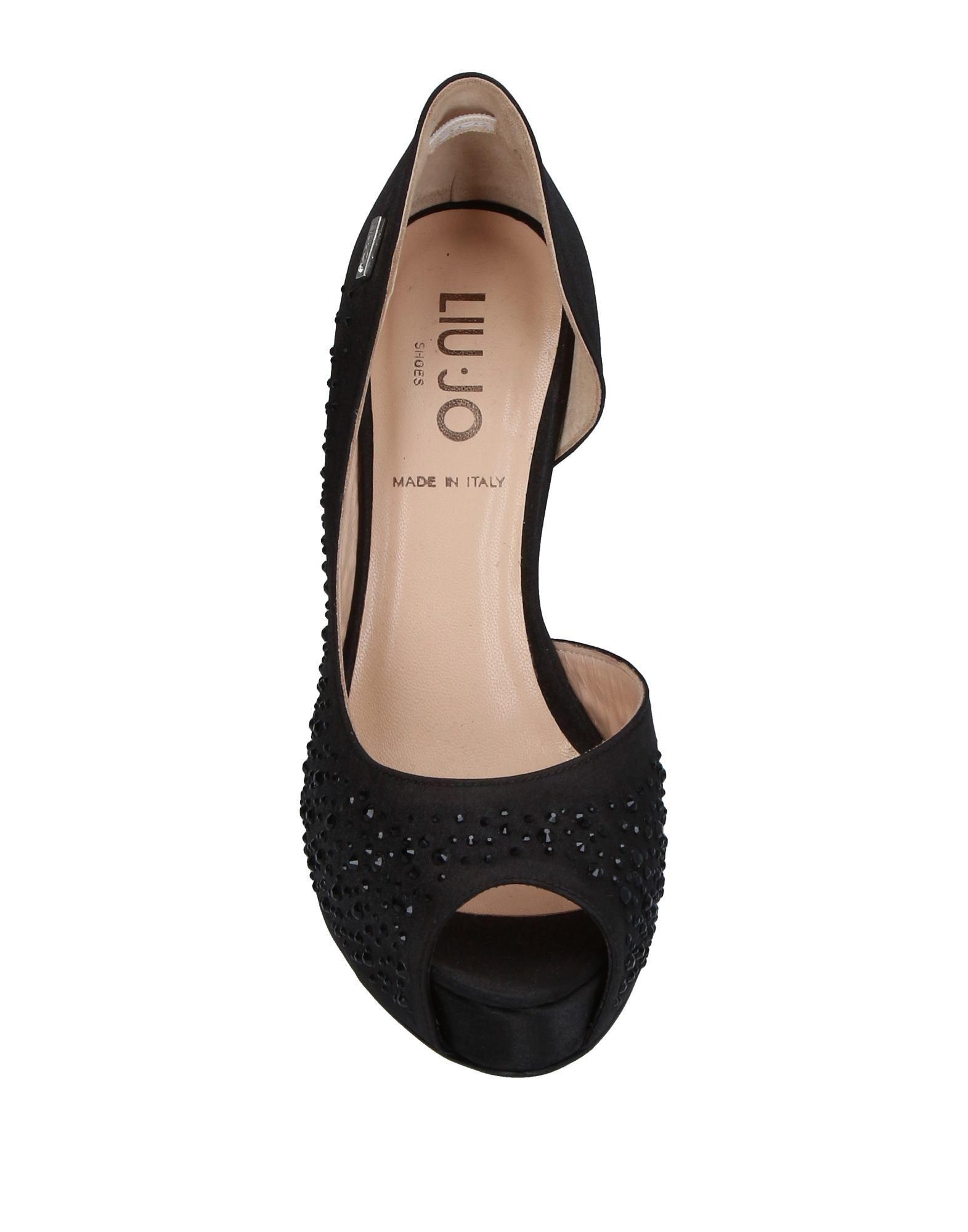 Liu Jo Satin Pump in Black - Lyst