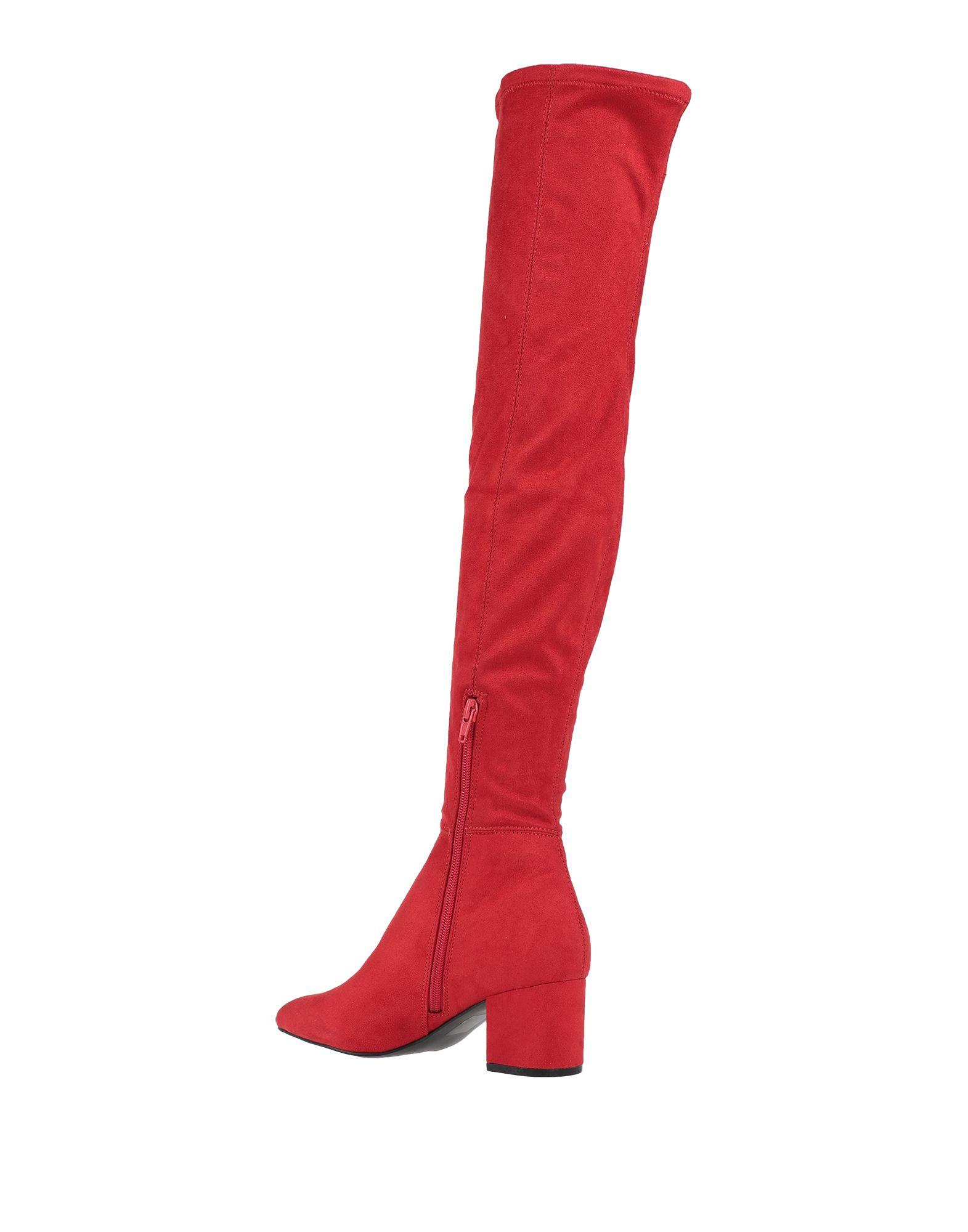 Steve Madden Synthetic Boots in Red - Lyst