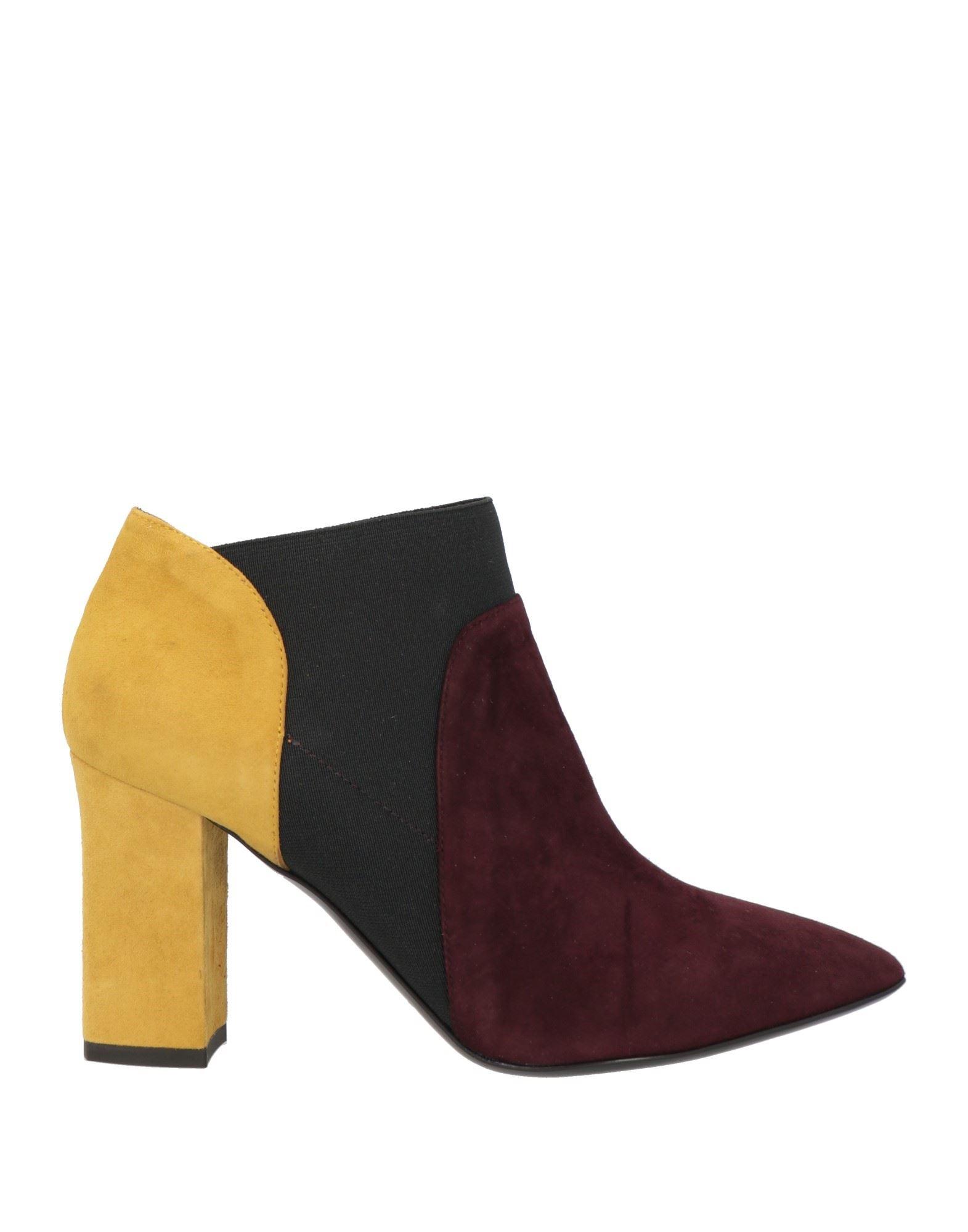 Studio Pollini Chocolate Ankle Boots Leather in Brown | Lyst