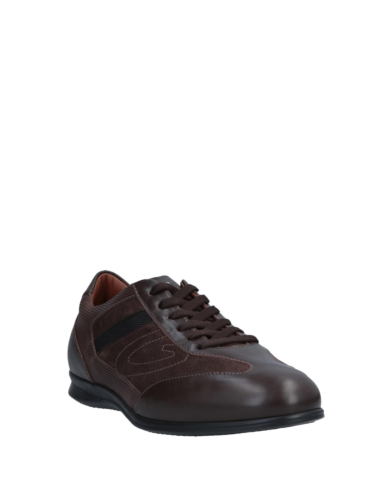 Alberto Guardiani Leather Low-tops & Sneakers in Dark Brown (Brown) for ...