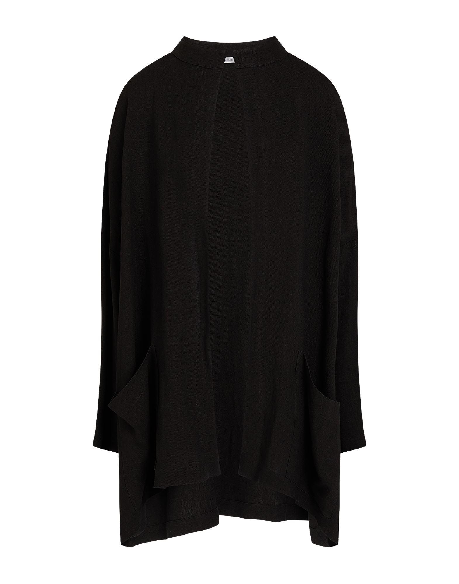 Dusan Overcoat & Trench Coat Linen in Black | Lyst