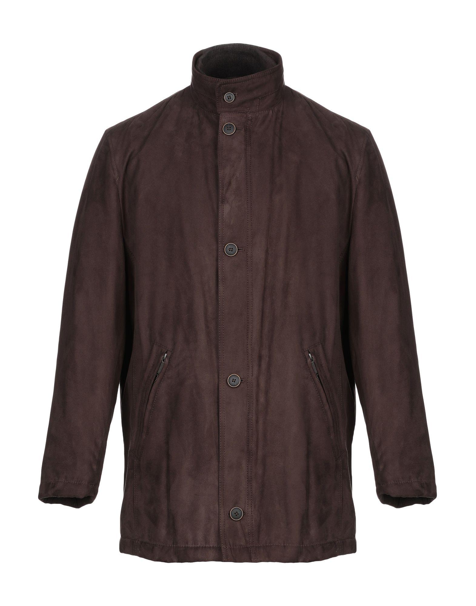 Bugatti Suede Jacket in Dark Brown (Brown) for Men - Lyst