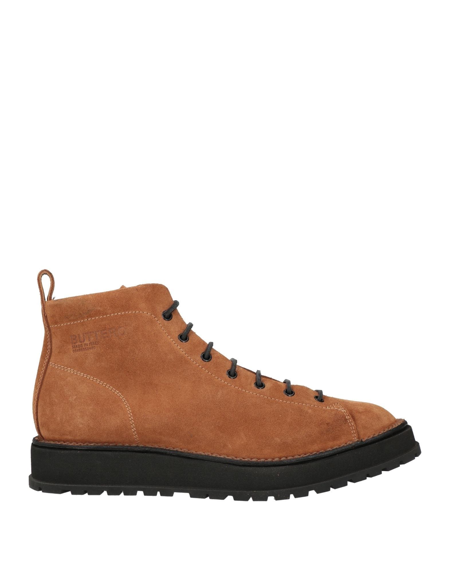 Buttero Tan Sneakers Soft Leather in Brown for Men | Lyst