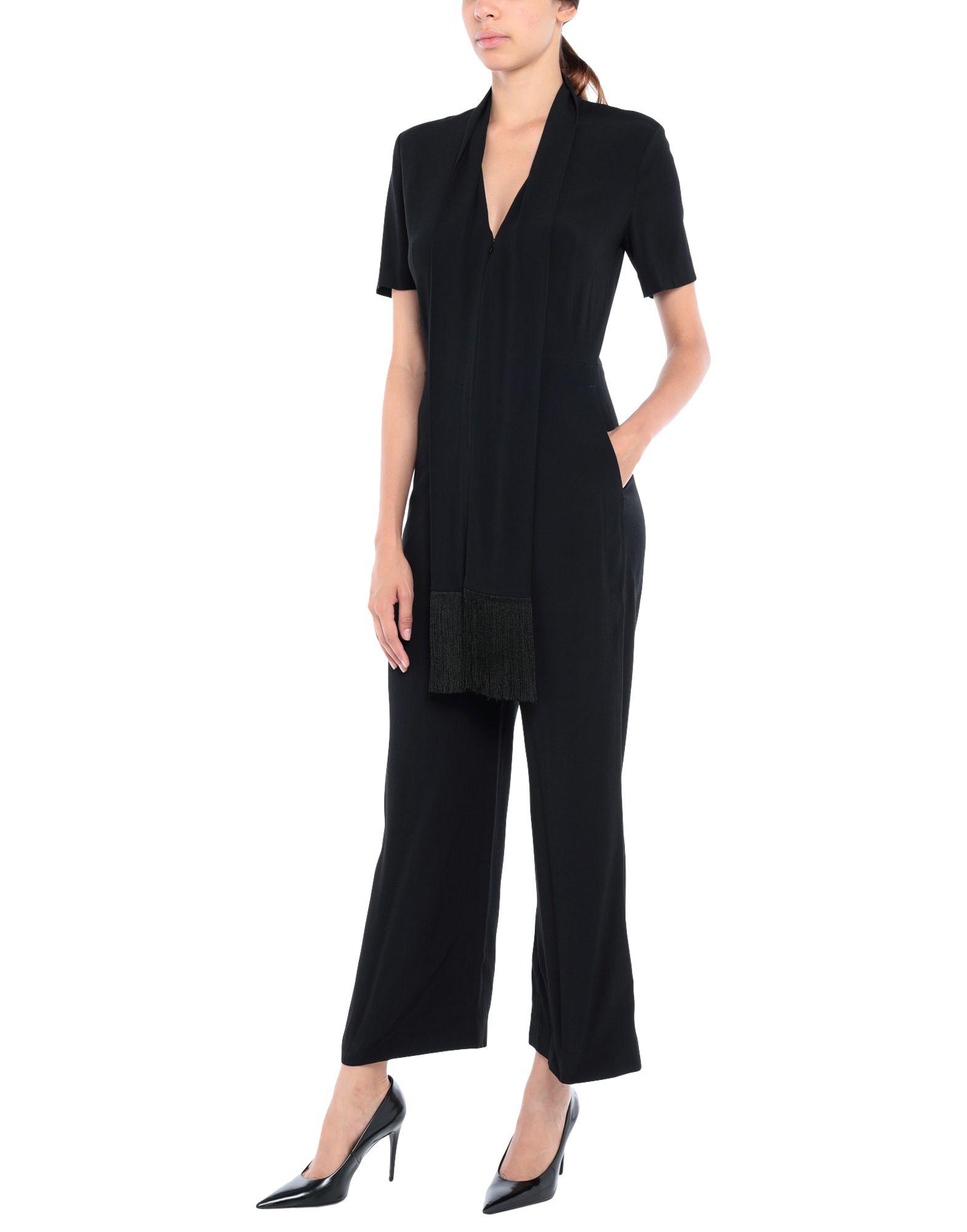 Sandro Jumpsuit in Black - Lyst