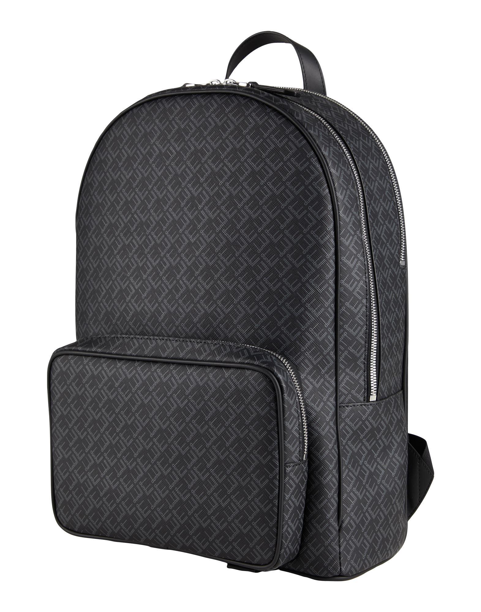 dunhill Backpack Leather in Black for Men | Lyst