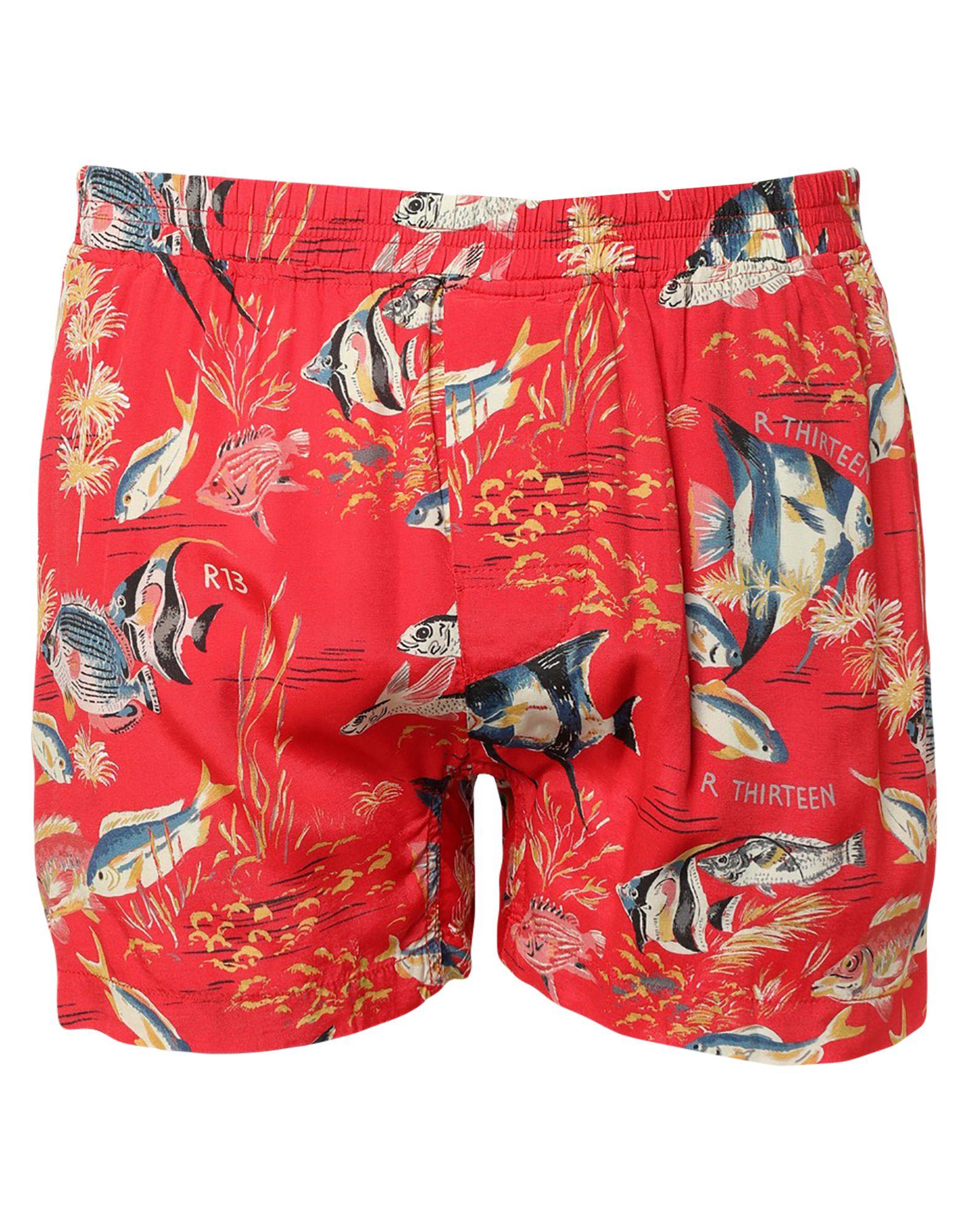 R13 Satin Boxer in Red for Men - Lyst