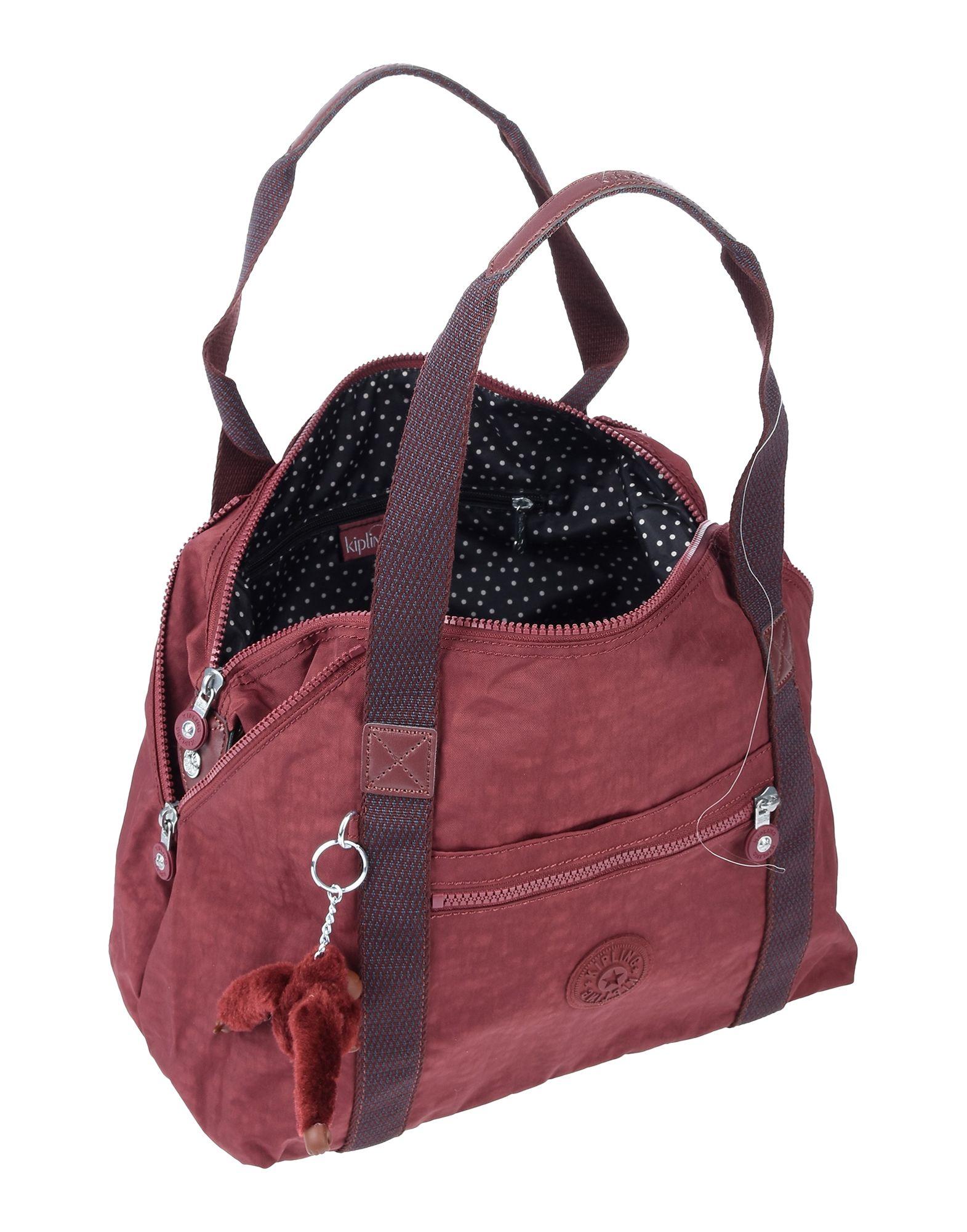 Kipling Handbag in Maroon (Purple) - Lyst