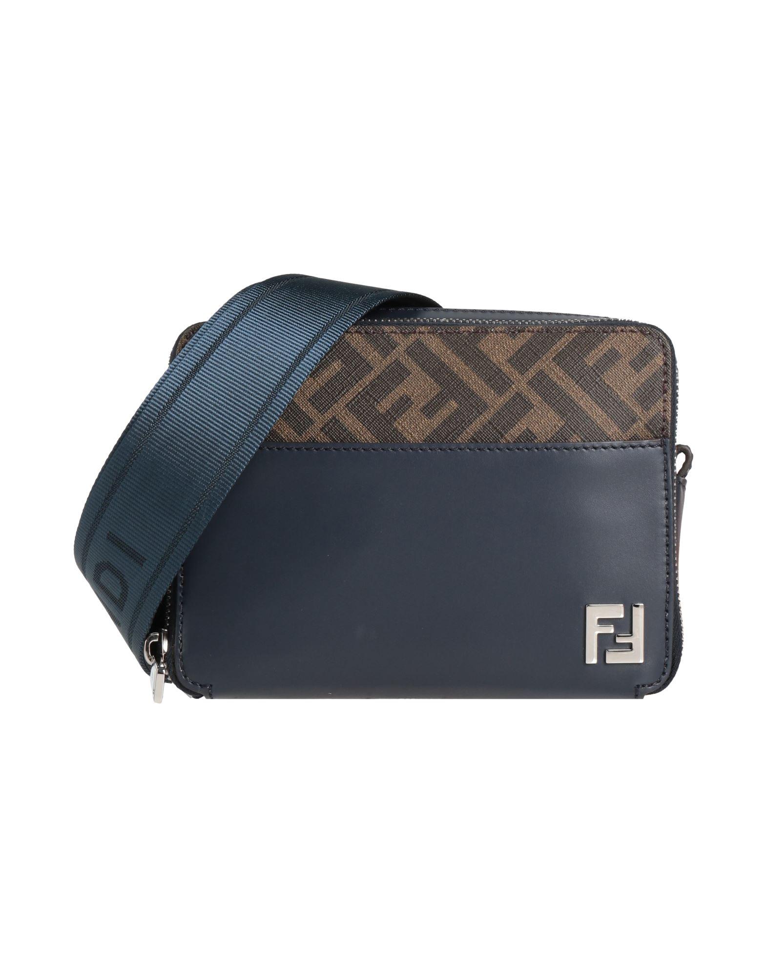 Fendi Midnight Cross-Body Bag Calfskin, Polyurethane in Blue for Men | Lyst