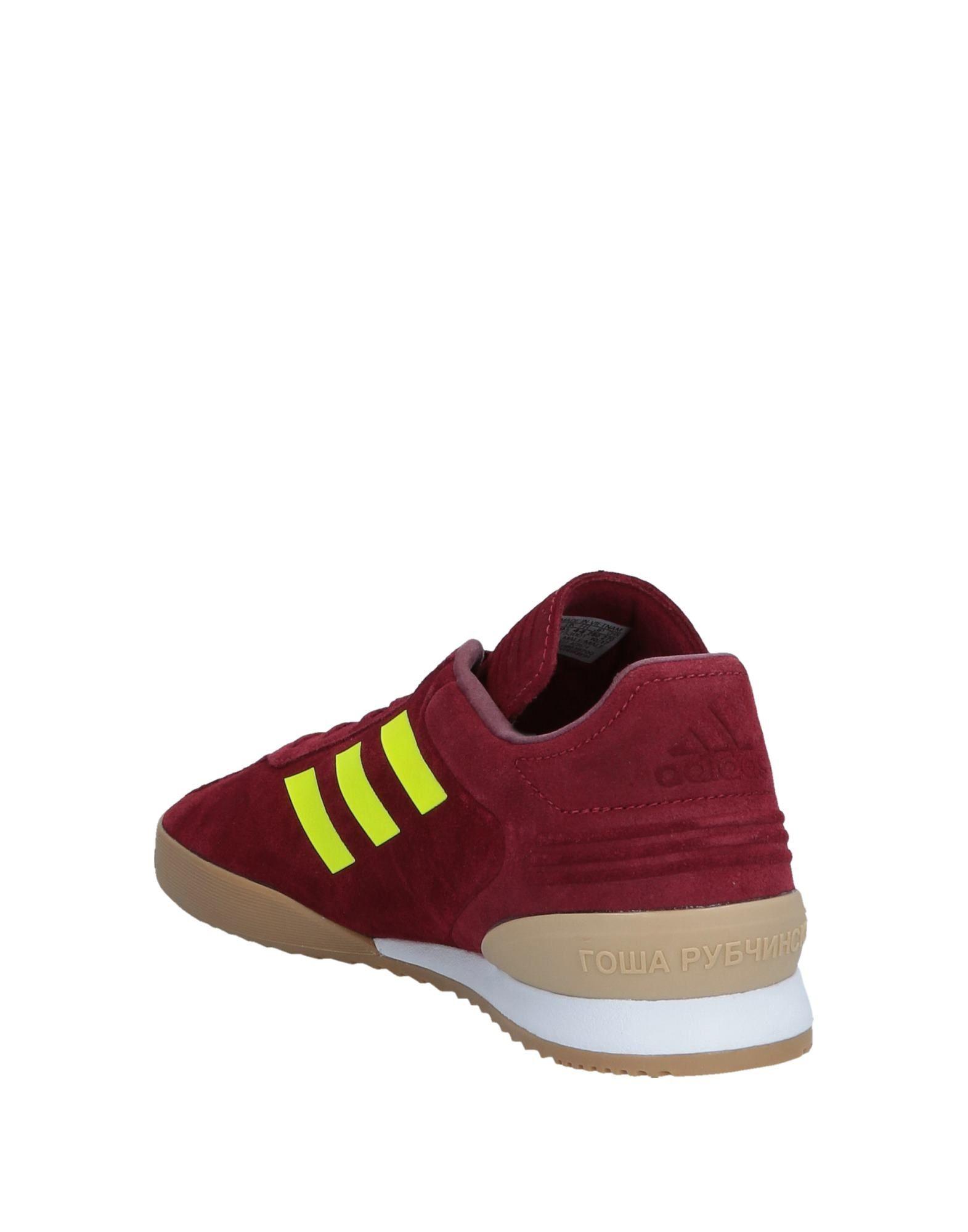 adidas Rubber Low-tops & Sneakers in Brick Red (Red) for Men - Lyst